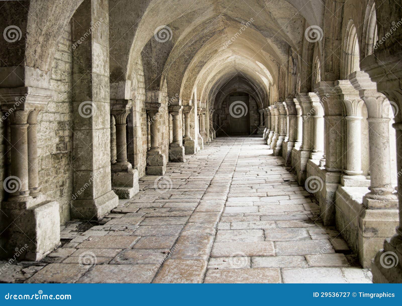 Cistercian cloister stock image. Image of historic, monastery - 29536727