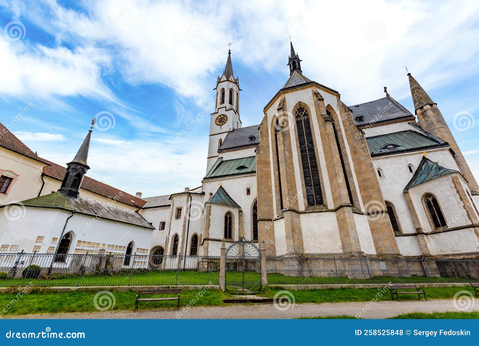 Cistercian Monastery Vyssi Brod. Czech Republic Stock Photo - Image of ...