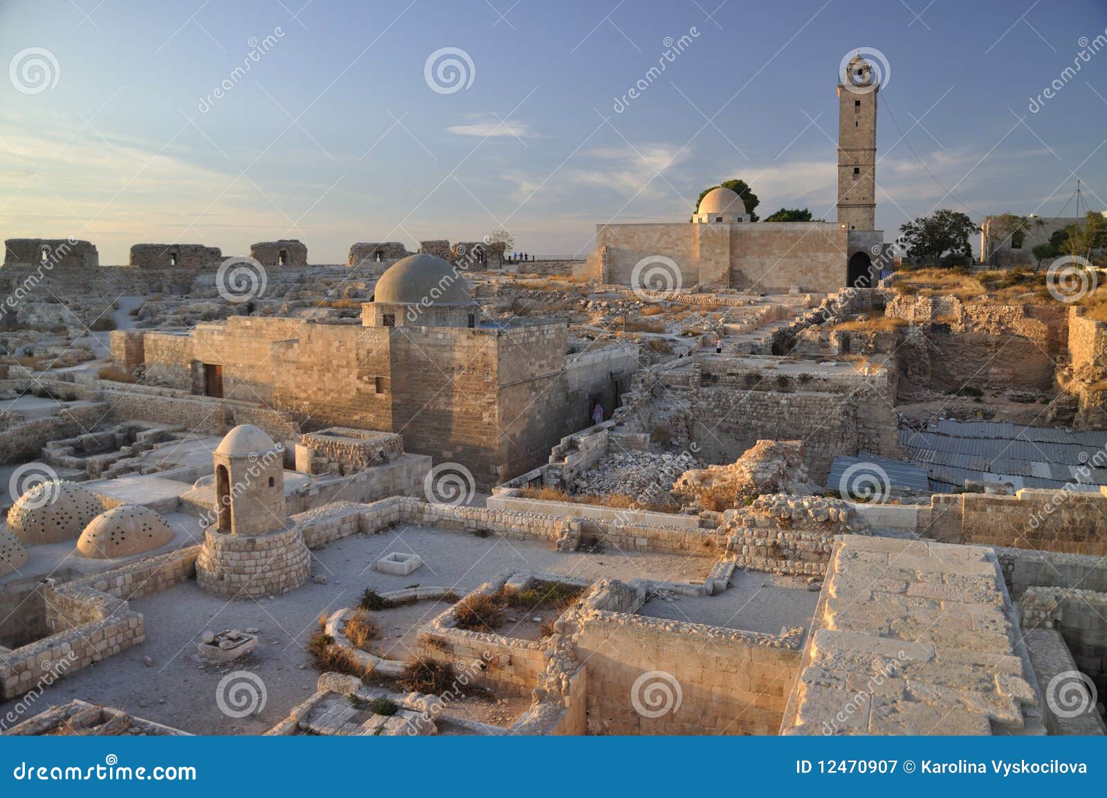 Citadel of Aleppo stock image. Image of famous, fortress - 12470907