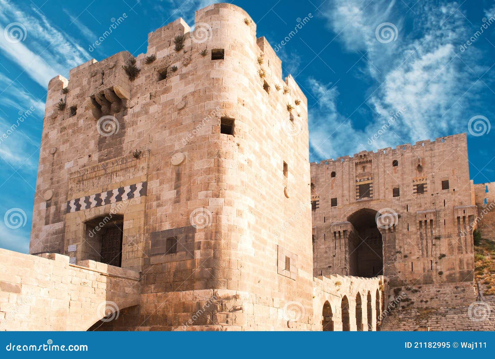 Citadel Aleppo stock image. Image of haleb, castle, hill - 21182995