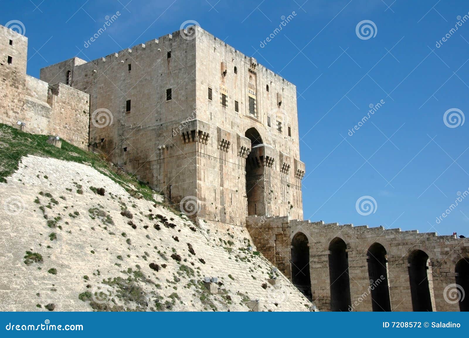 Citadel of Aleppo stock photo. Image of doorway, christianity - 7208572