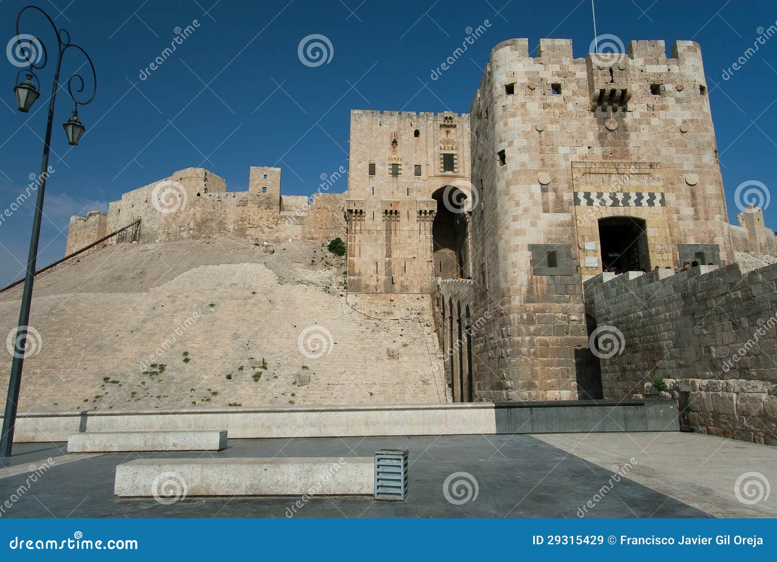 Citadel of Aleppo, Syria stock image. Image of historic - 29315429
