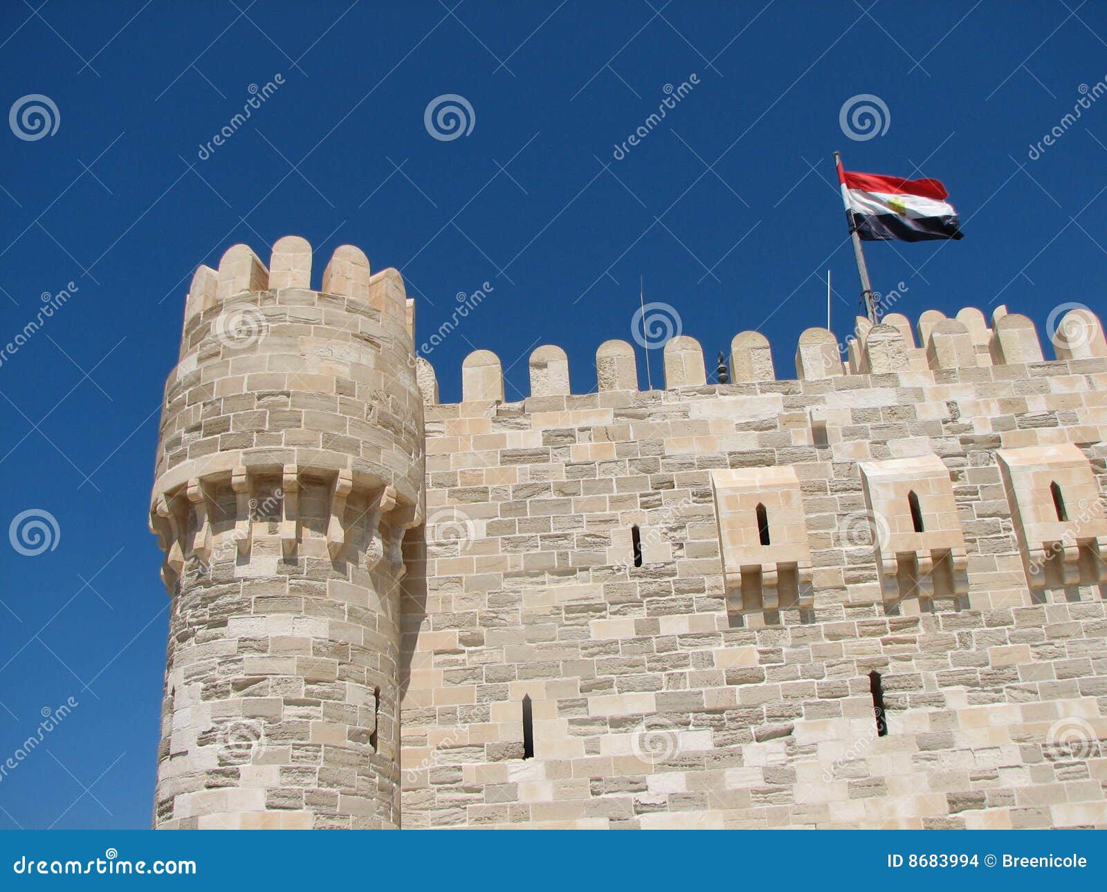 Citadel in Egypt stock photo. Image of building, clouds - 8683994