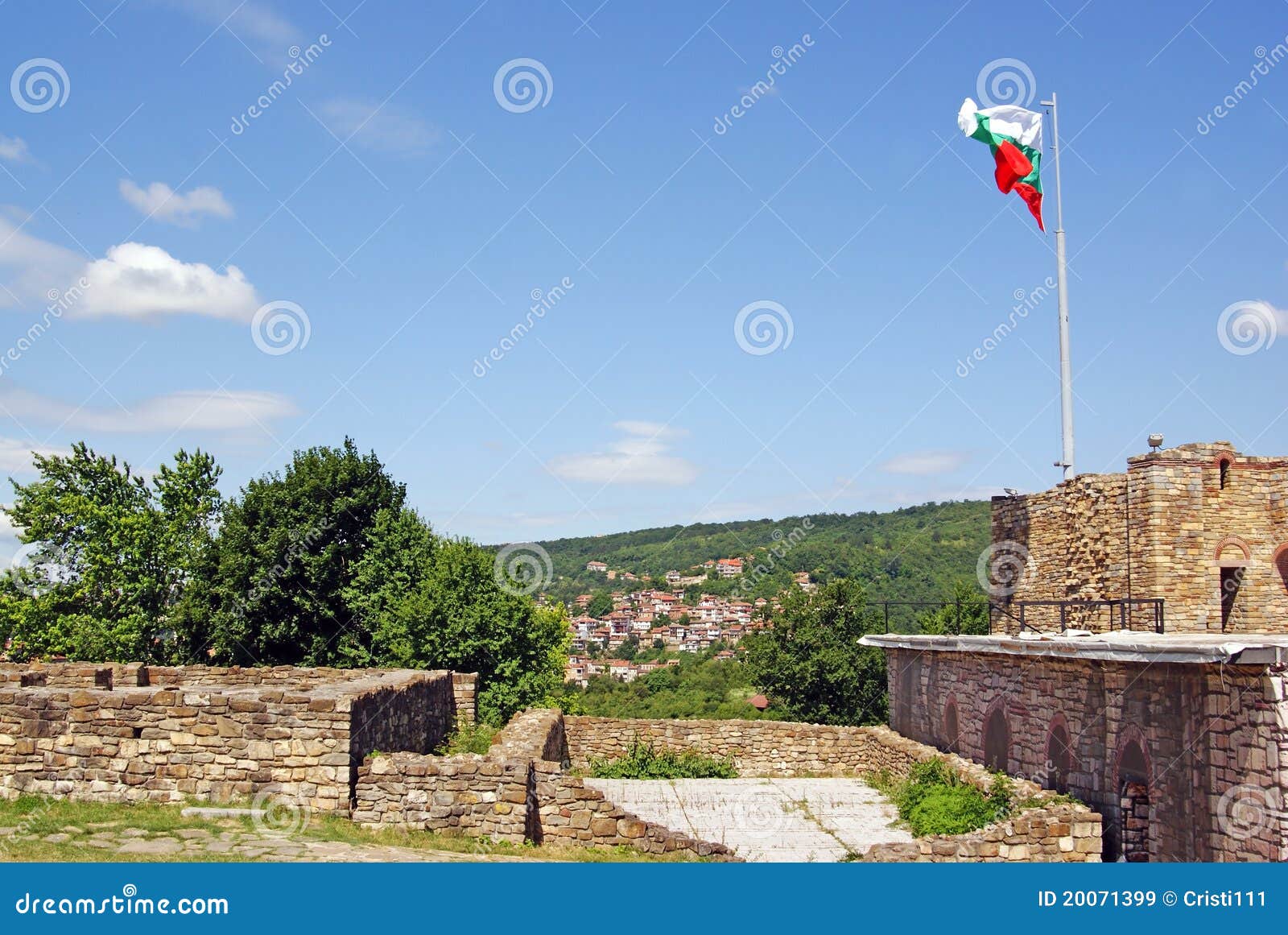 Citadel flag stock image. Image of bulgaria, exploration - 20071399