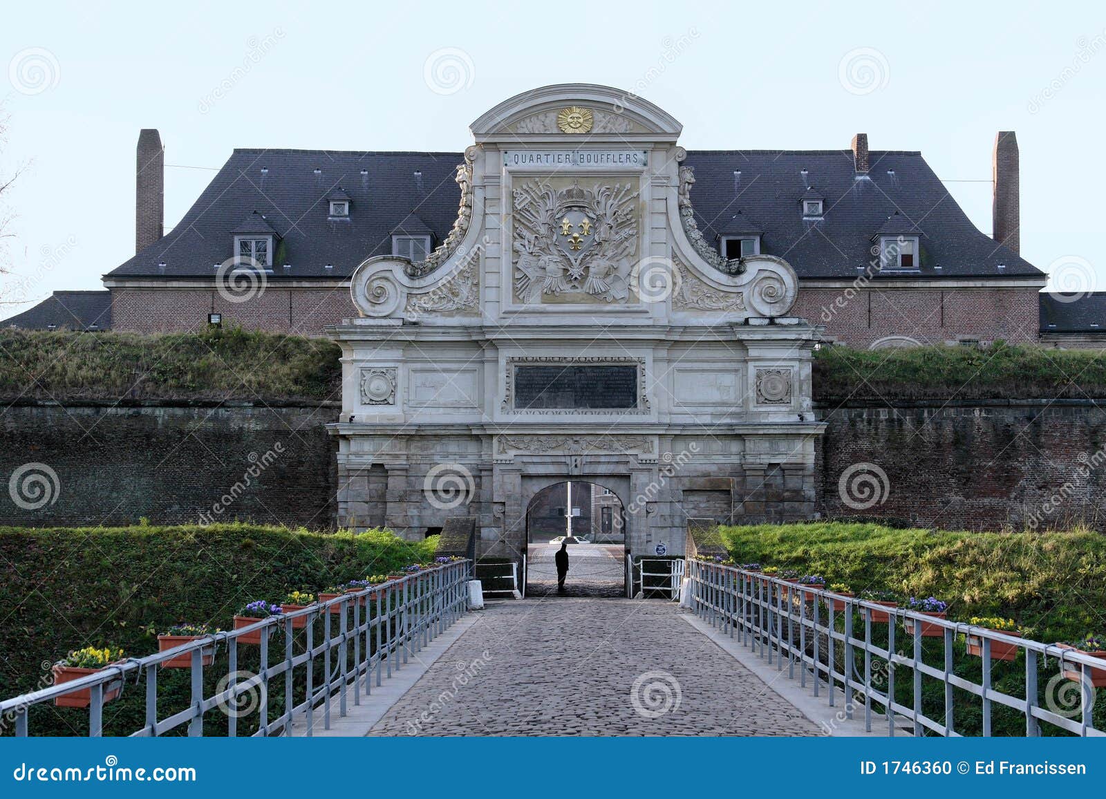 Citadel at Lille stock photo. Image of franfoto, taboo - 1746360