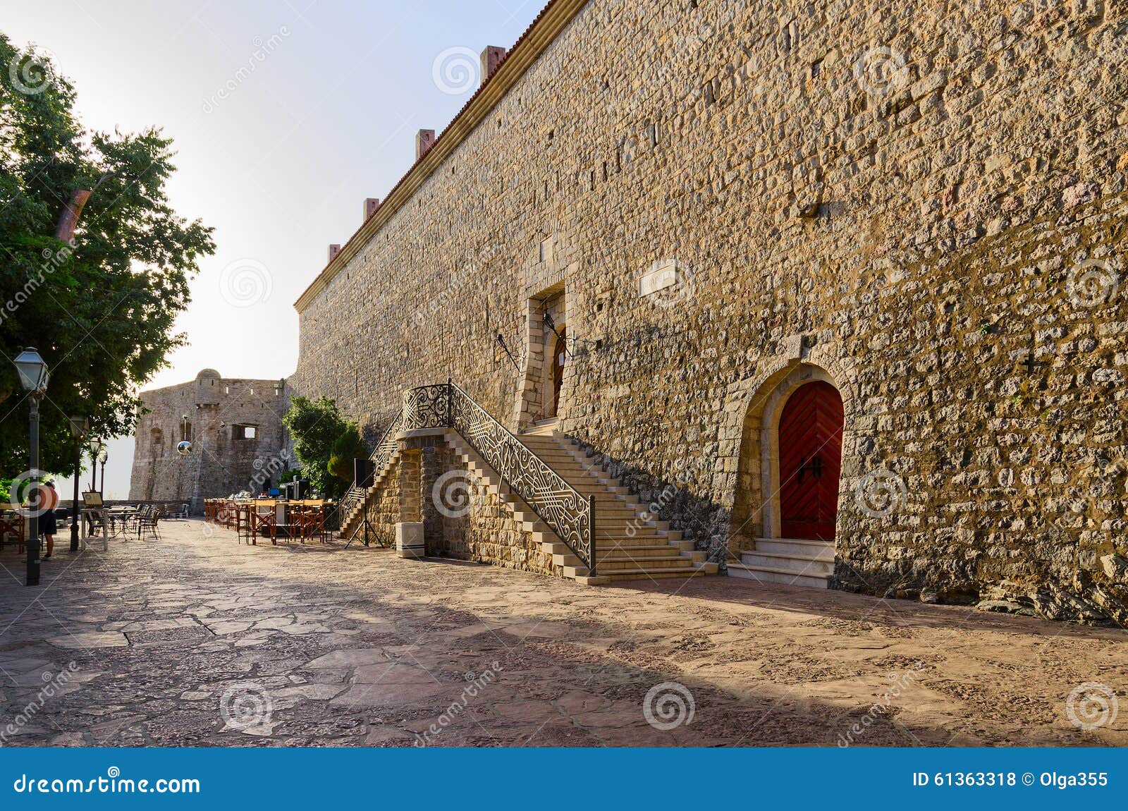 Citadel in the Old Town of Budva, Montenegro Editorial Stock Photo ...