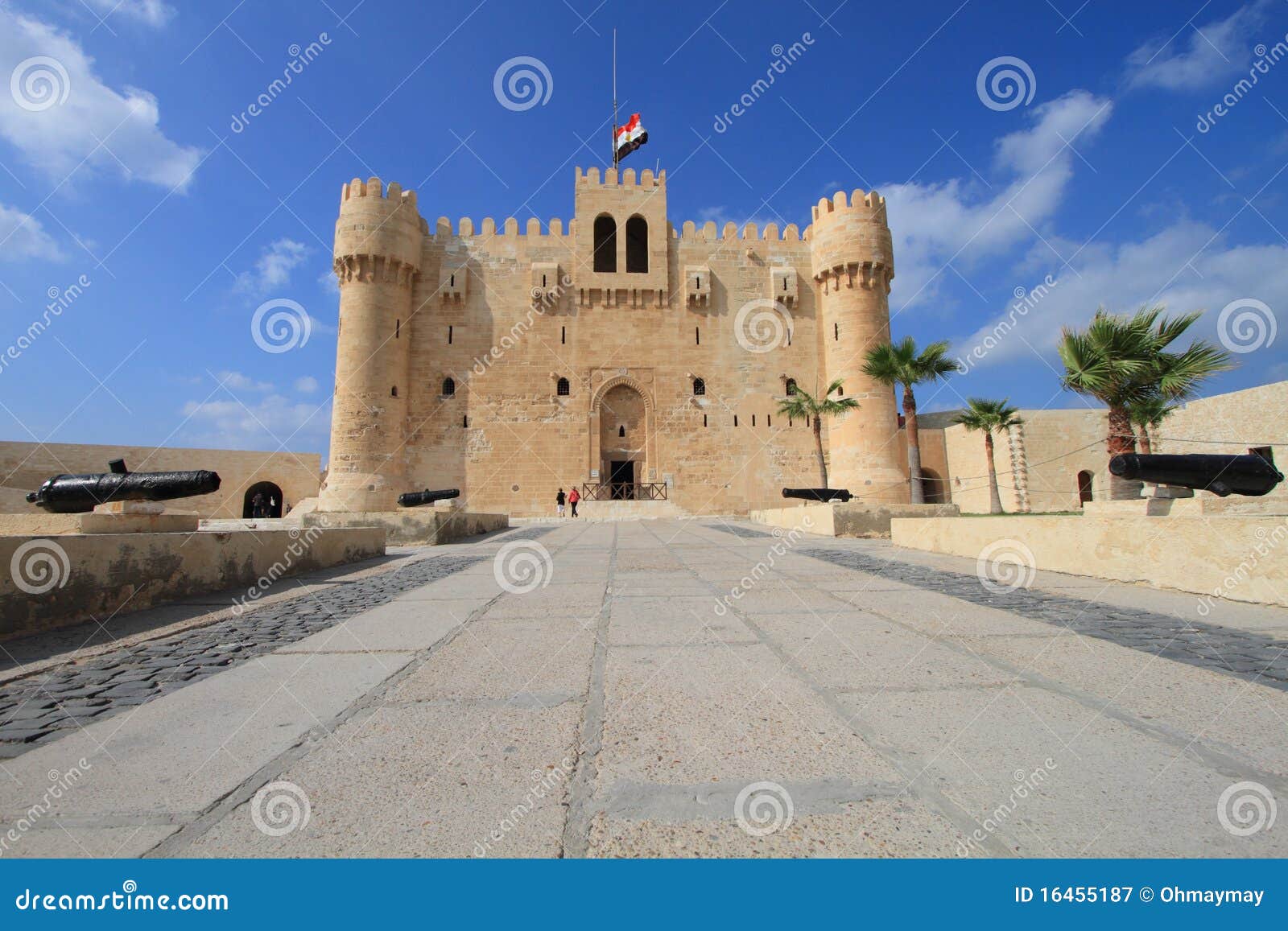 Citadel of Qaitbay in Egypt Stock Image - Image of wonders, ruins: 16455187