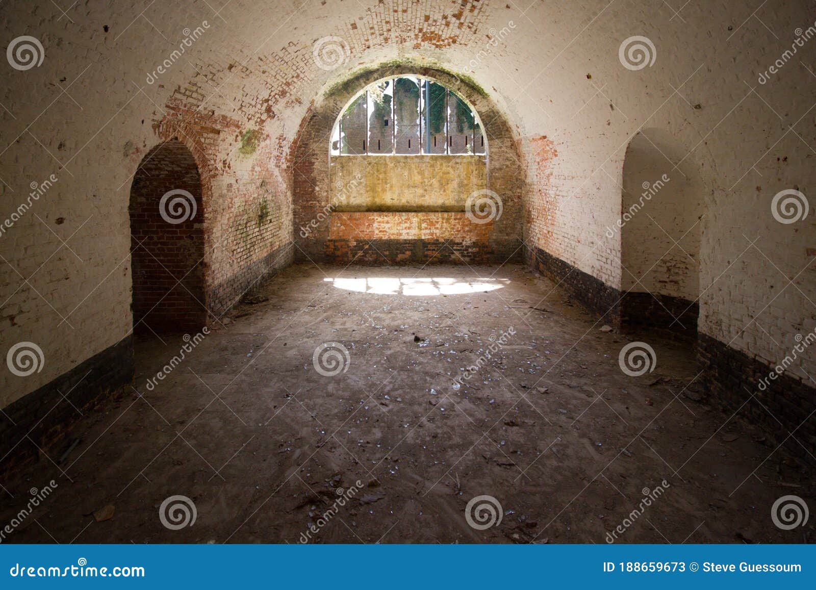 Citadel room in colors stock image. Image of monastery - 188659673