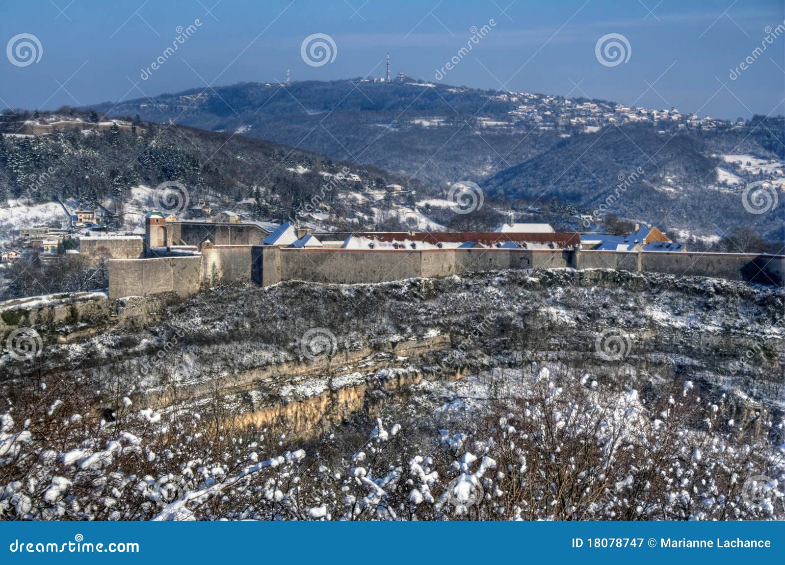 Citadelle of Besancon stock image. Image of architecture - 18078747