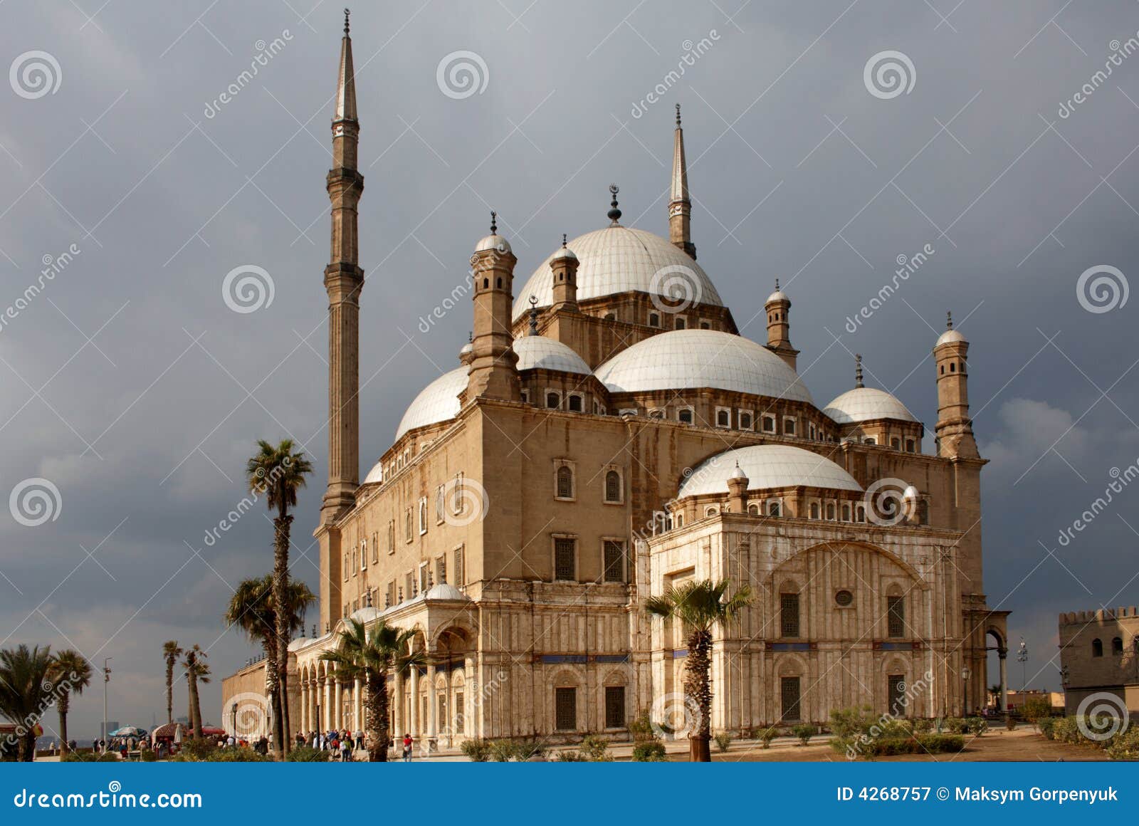 Citadelle De Saladin Du Caire, Egypte Image stock - Image du ciel ...
