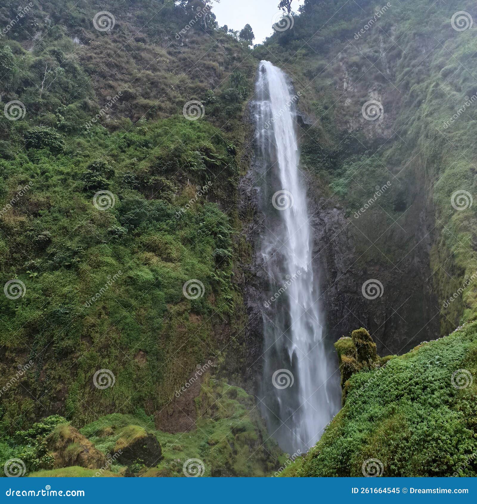 Citambur Waterfall Cianjur In Indonesia. Famous Tourist Attractions And ...