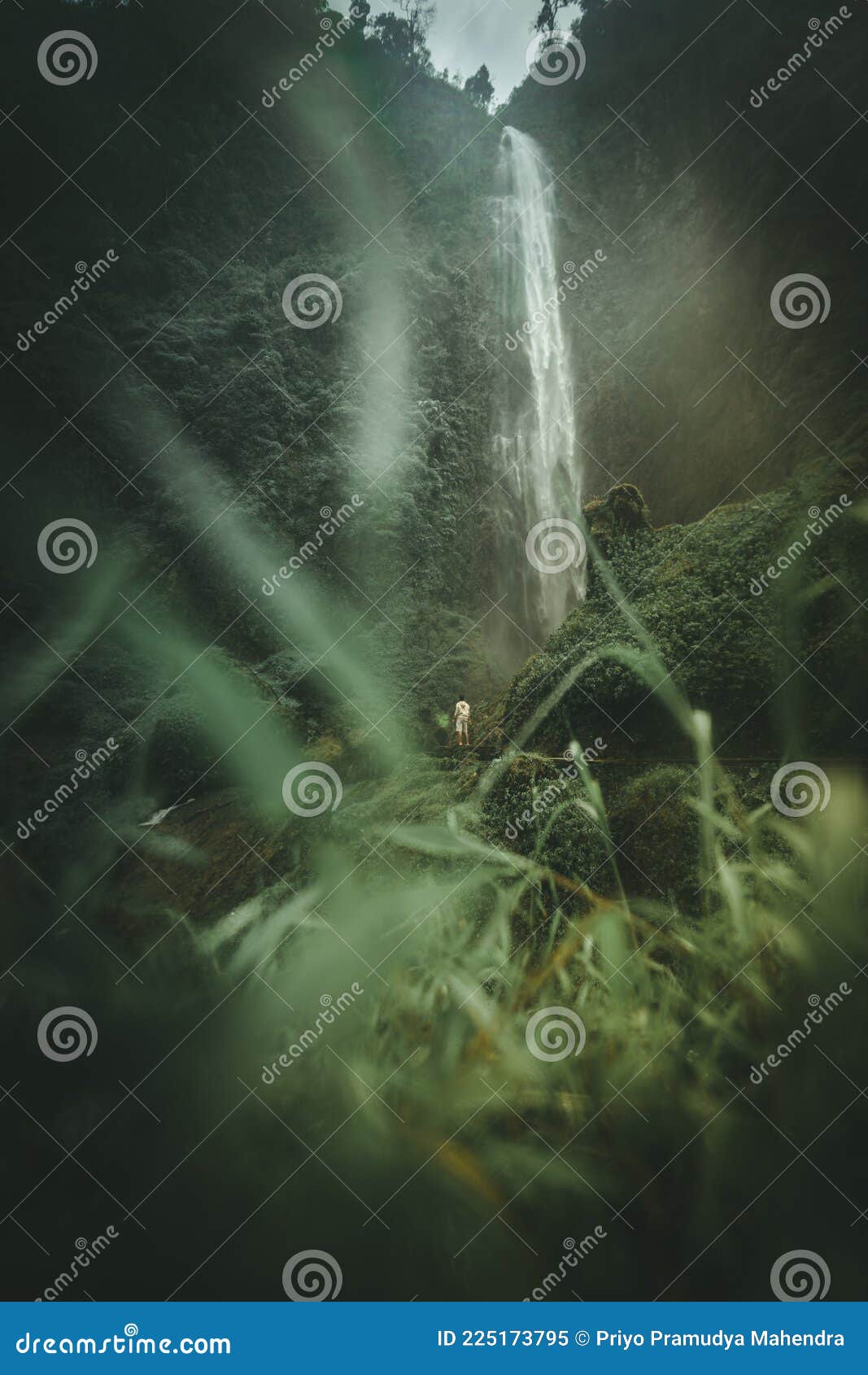 Citambur Waterfall, West Java Stock Image - Image of screenshot, java ...
