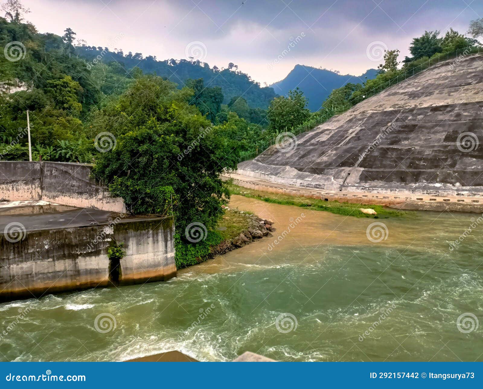 Citarum river stock photo. Image of natural, outdoor - 292157442