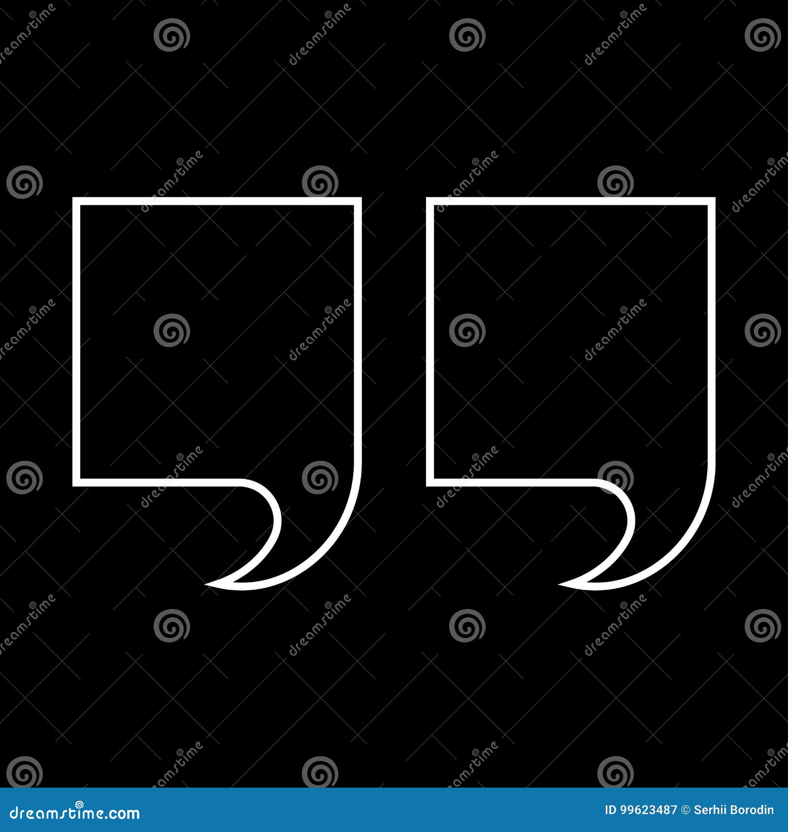 Citation Icon Vector From Customer Engagement Collection. Thin Line ...