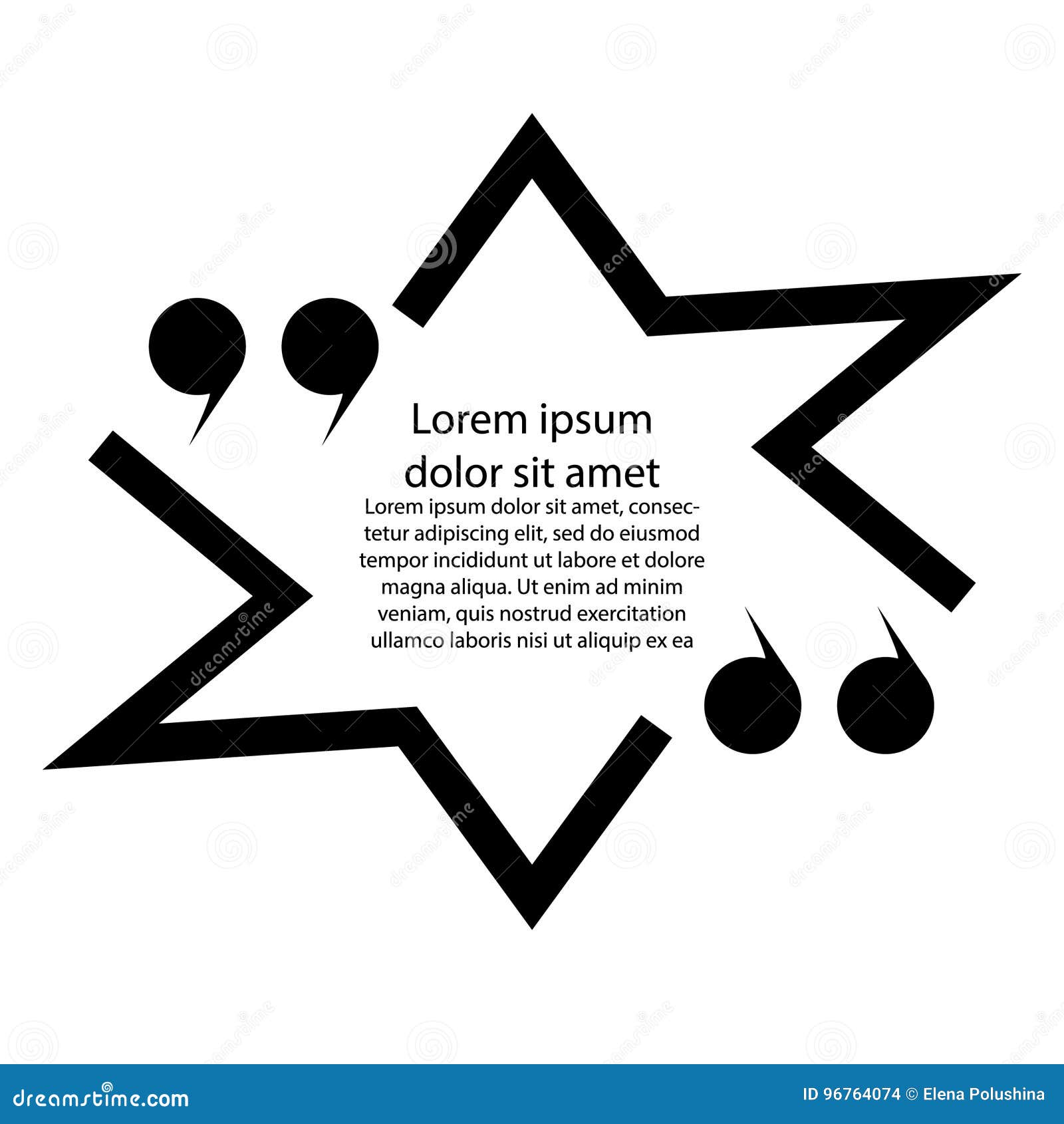 Citation Text Box Cartoon Vector | CartoonDealer.com #77052817