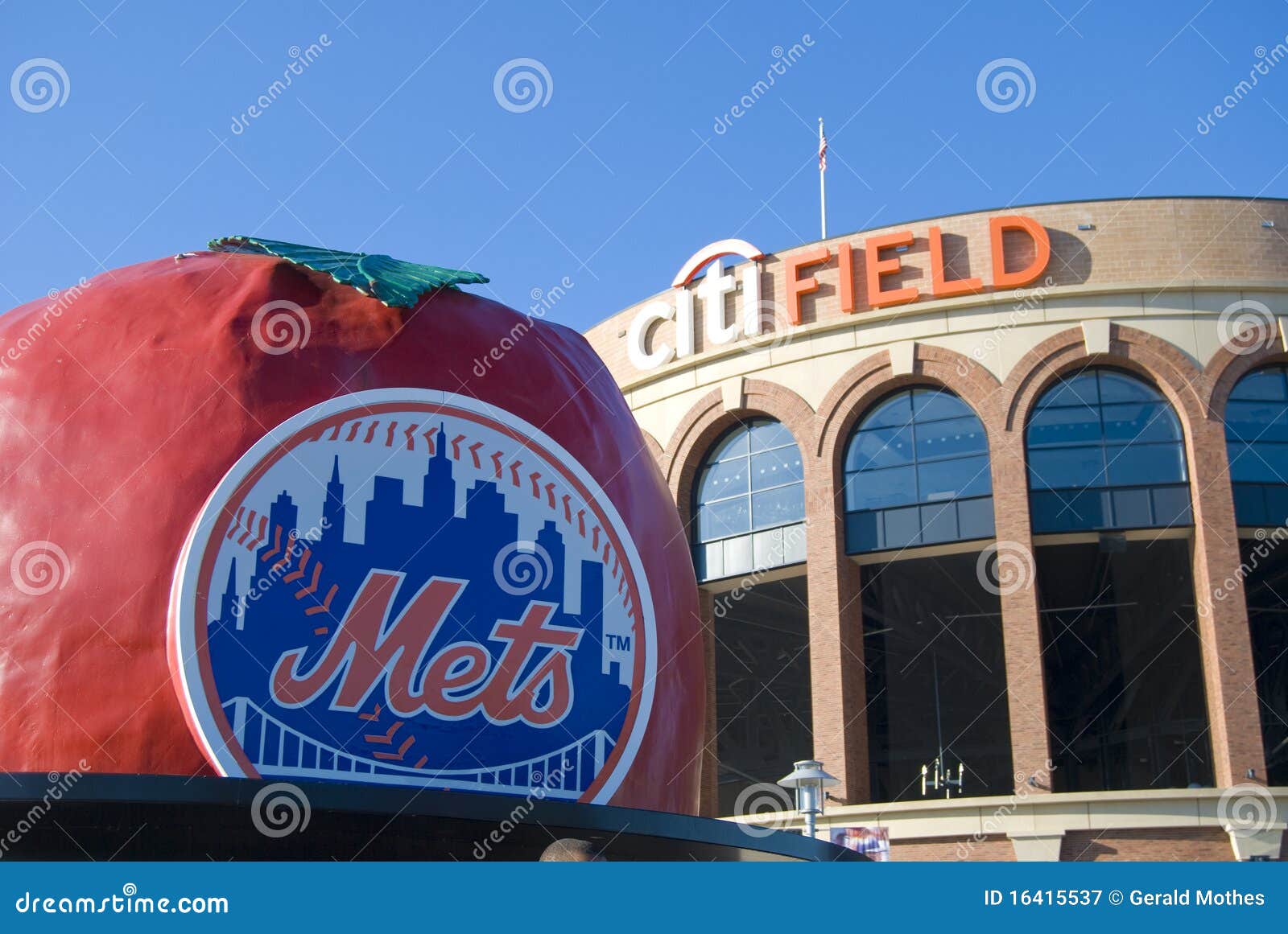 Citi Field, Home of the Mets Editorial Photography - Image of lights ...