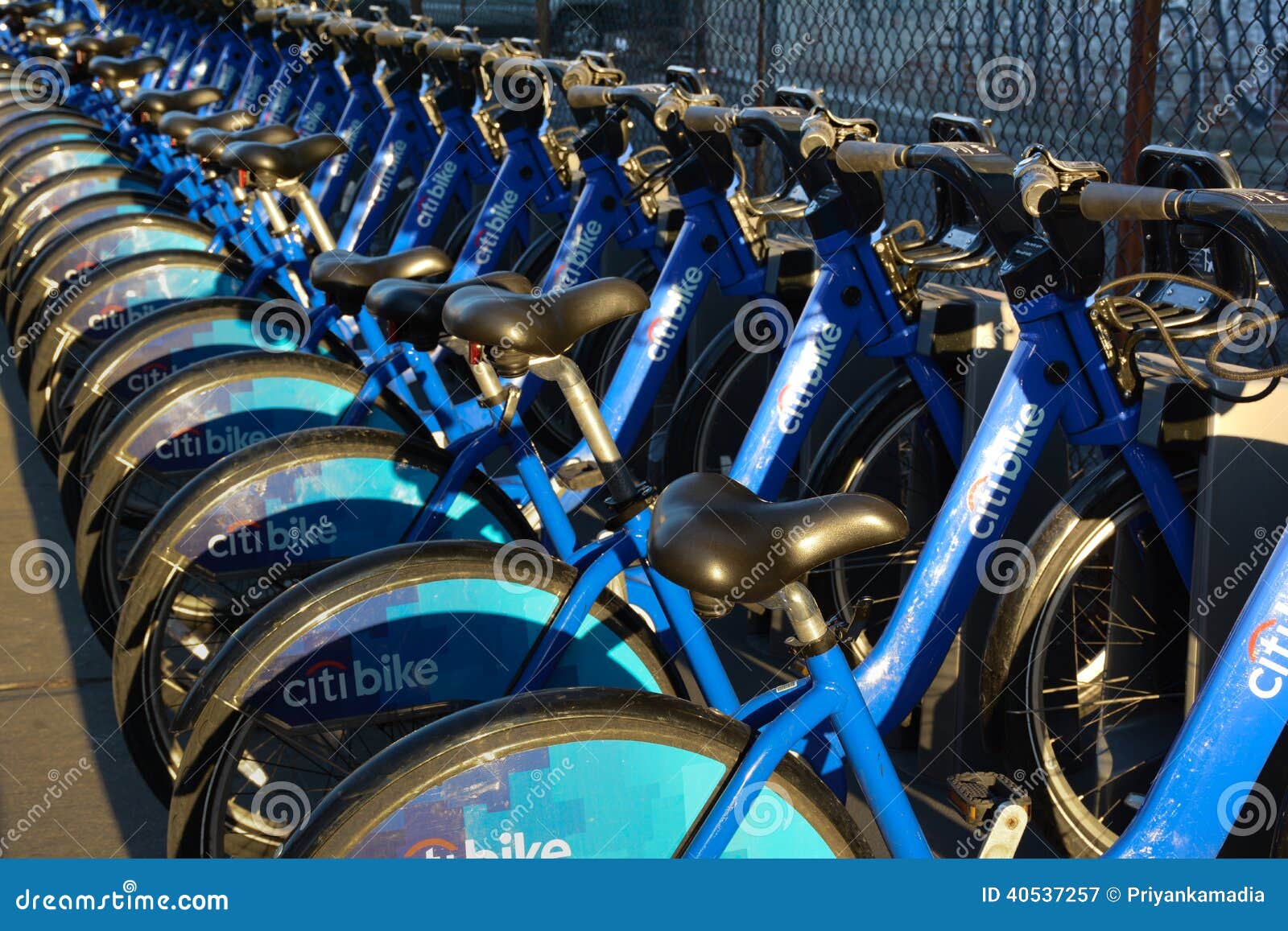 Citibikes of the Share and Ride in New York City Editorial Photography ...