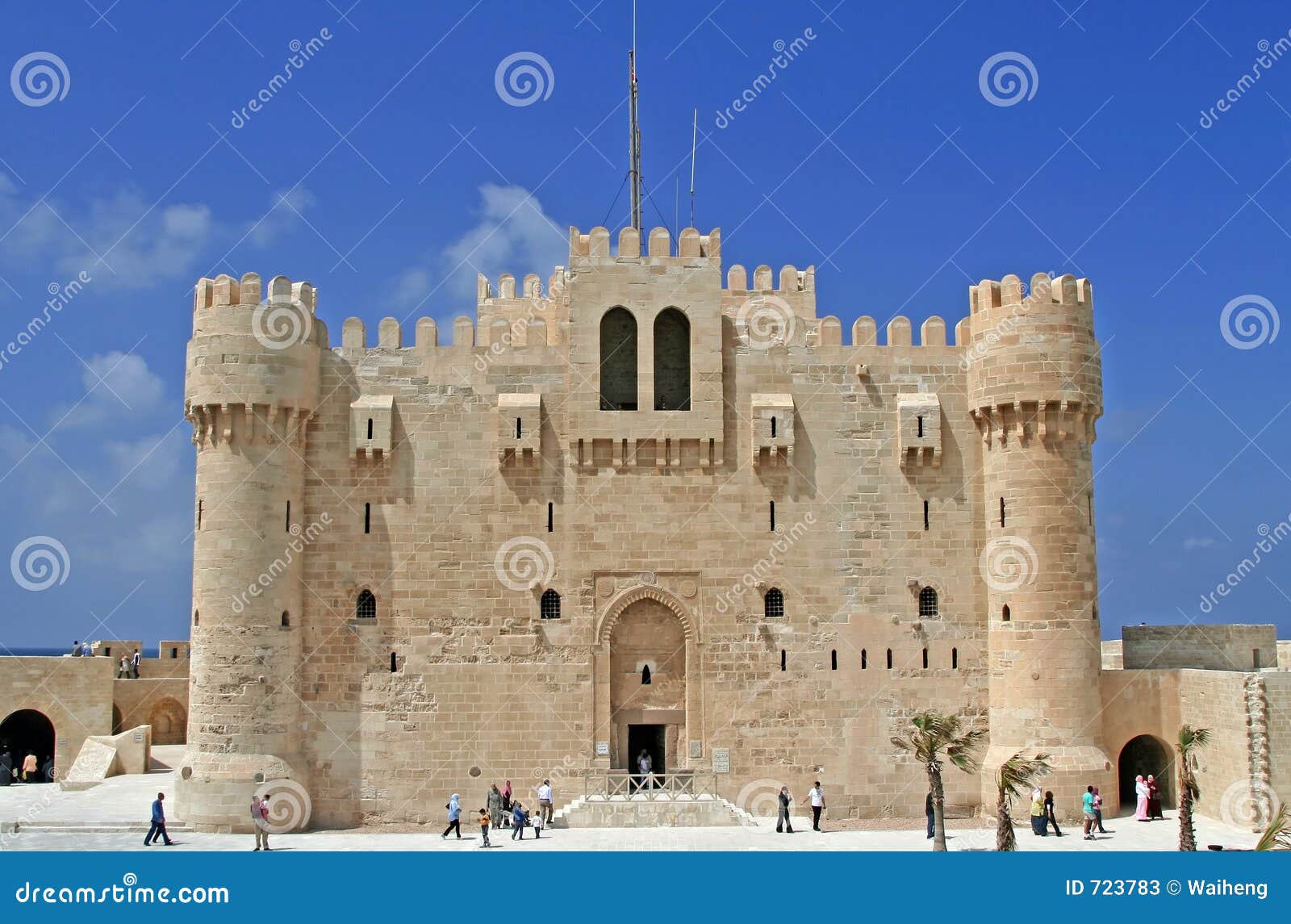 Citidel editorial stock photo. Image of citidel, palm, clear - 723783