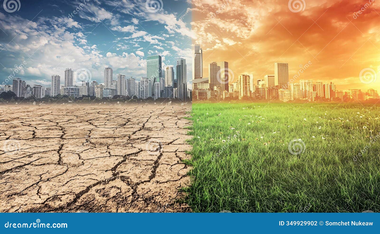 Cities Transform from Drought To Lush Greenery Exploring Net Zero ...