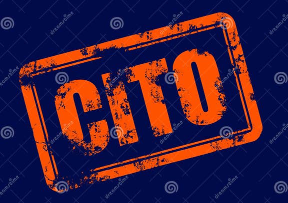 Cito stock vector. Illustration of work, designed, notification - 1391107