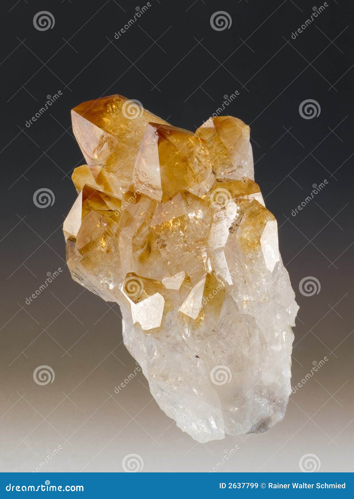 Citrine stock image. Image of quartz, citrine, mineralogic - 2637799