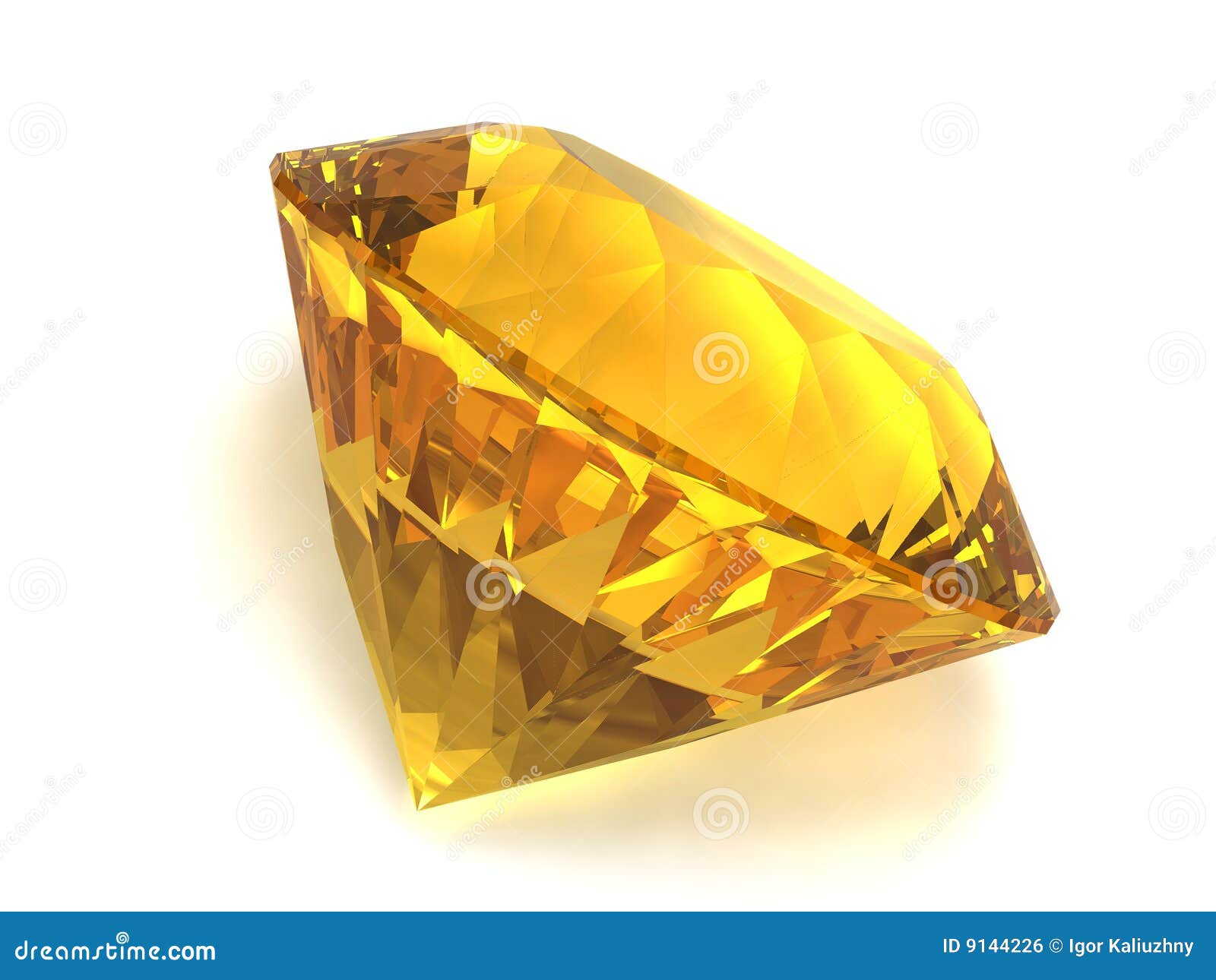 Citrine gemstone stock illustration. Illustration of tourmaline - 9144226