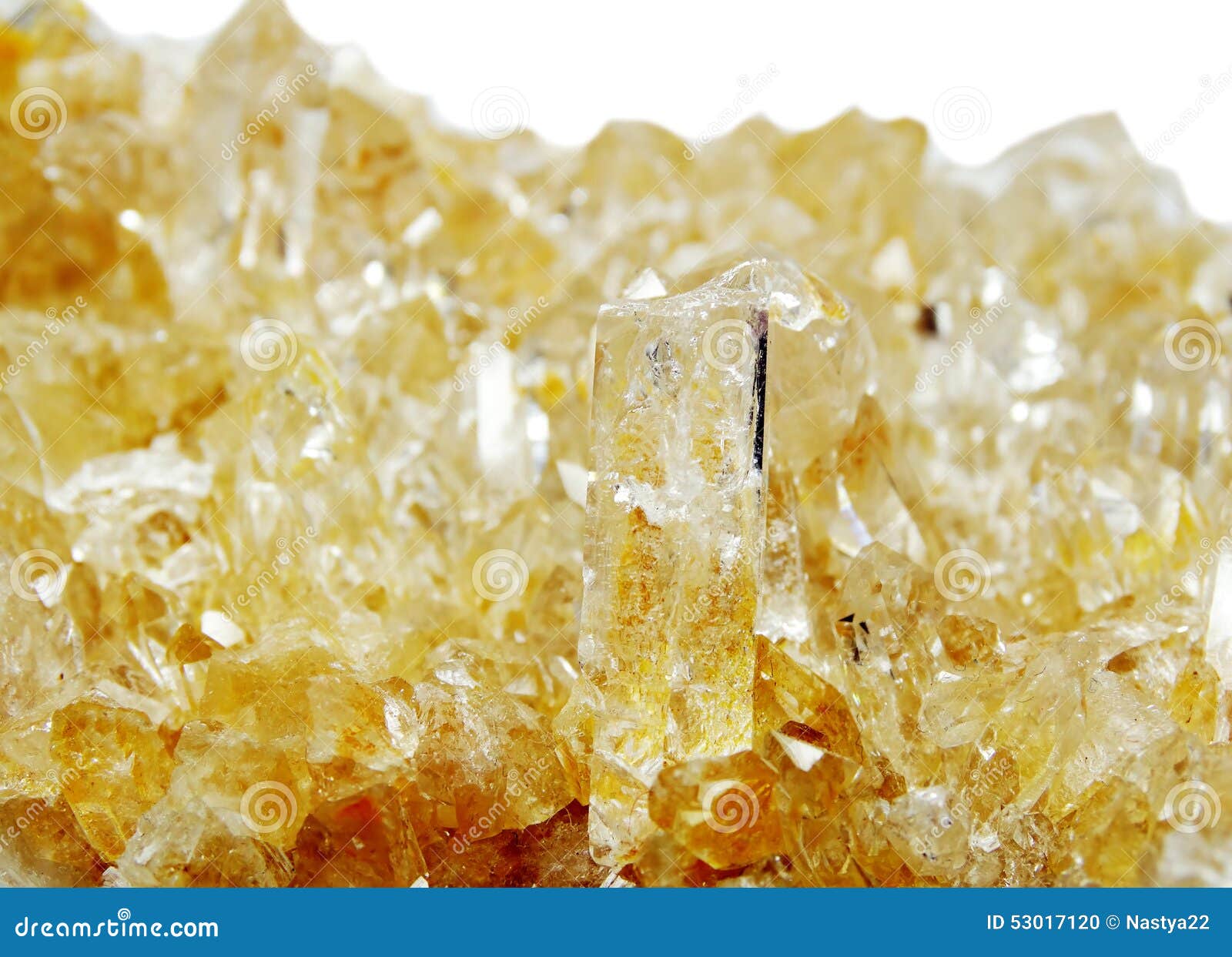 Citrine Geode Geological Crystals Stock Photo - Image of texture, white ...