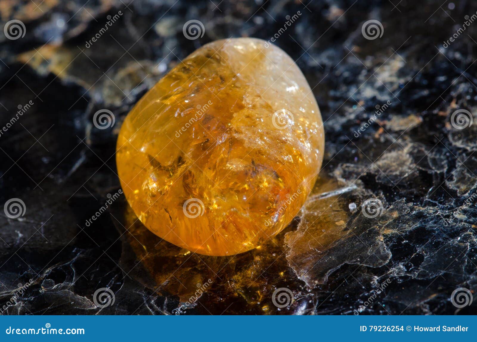 Citrine macro stock photo. Image of crystal, quartz, healing - 79226254