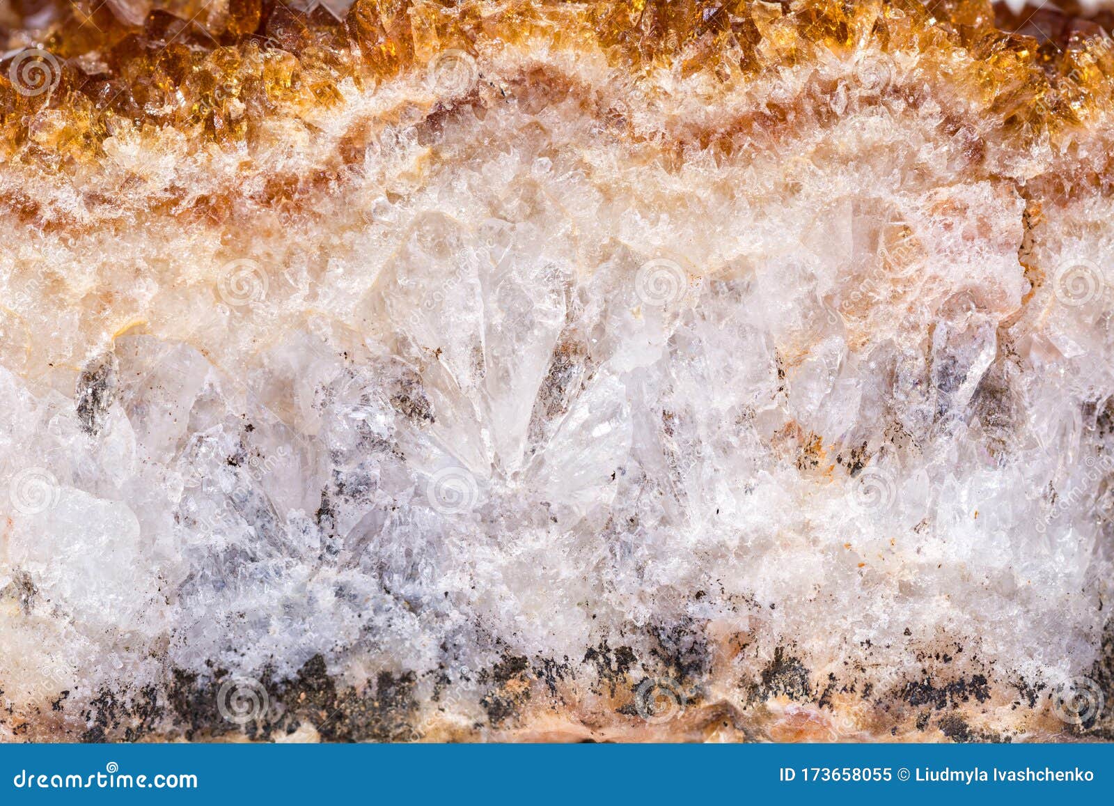 Citrine Mineral Close Up. Gemstone Background Stock Image - Image of ...