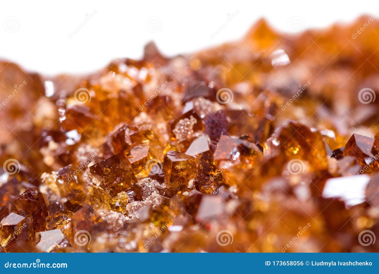 Citrine Mineral Close Up. Gemstone Background Stock Photo - Image of ...