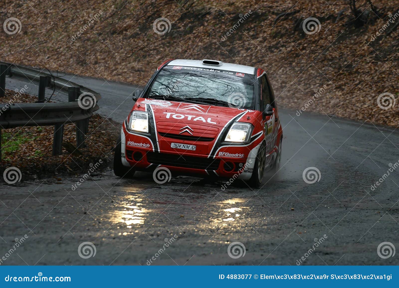 Citroen C2 rally car editorial photography. Image of rally - 4883077