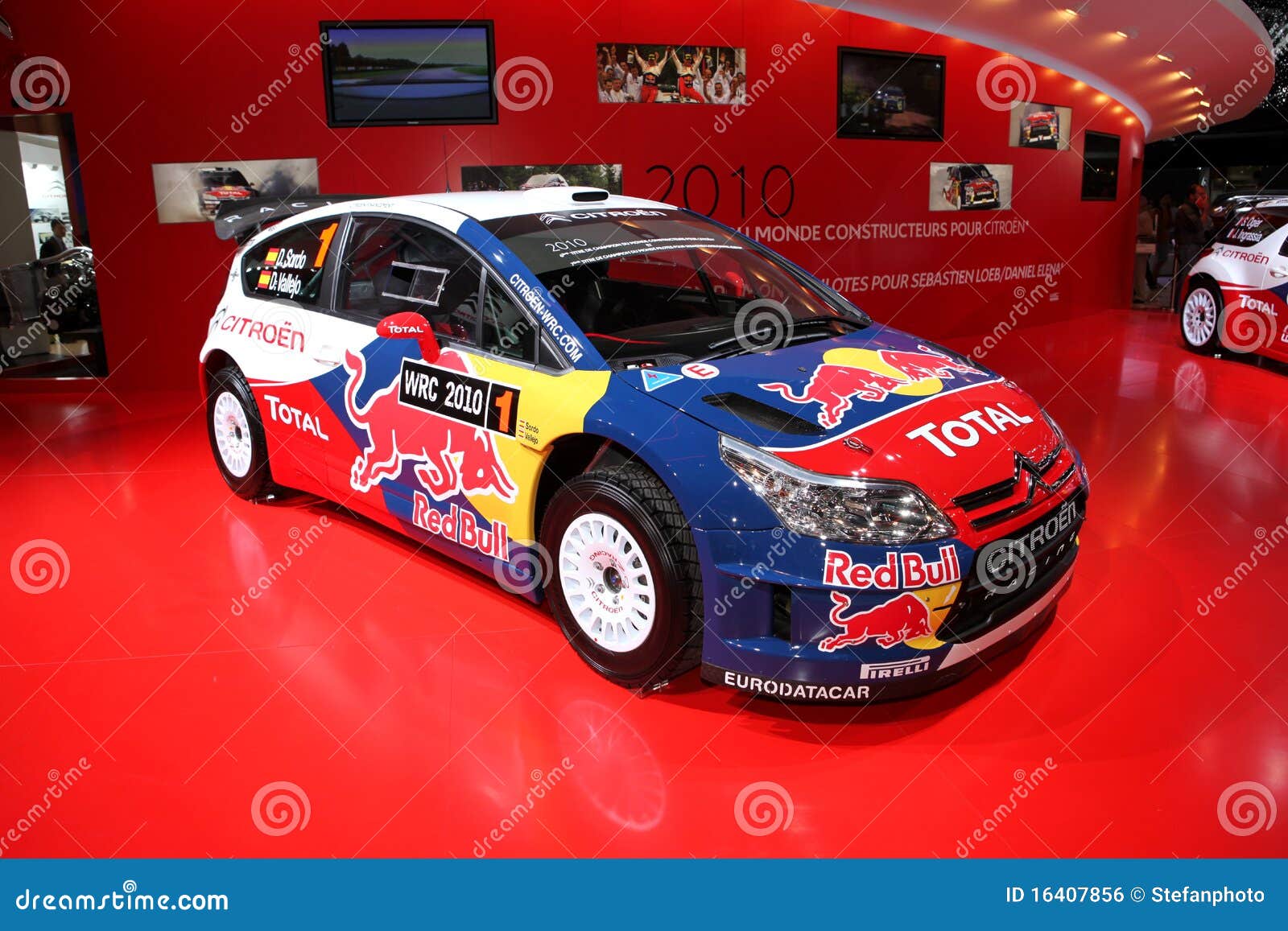 The Citroen C4 WRC editorial photo. Image of display - 16407856