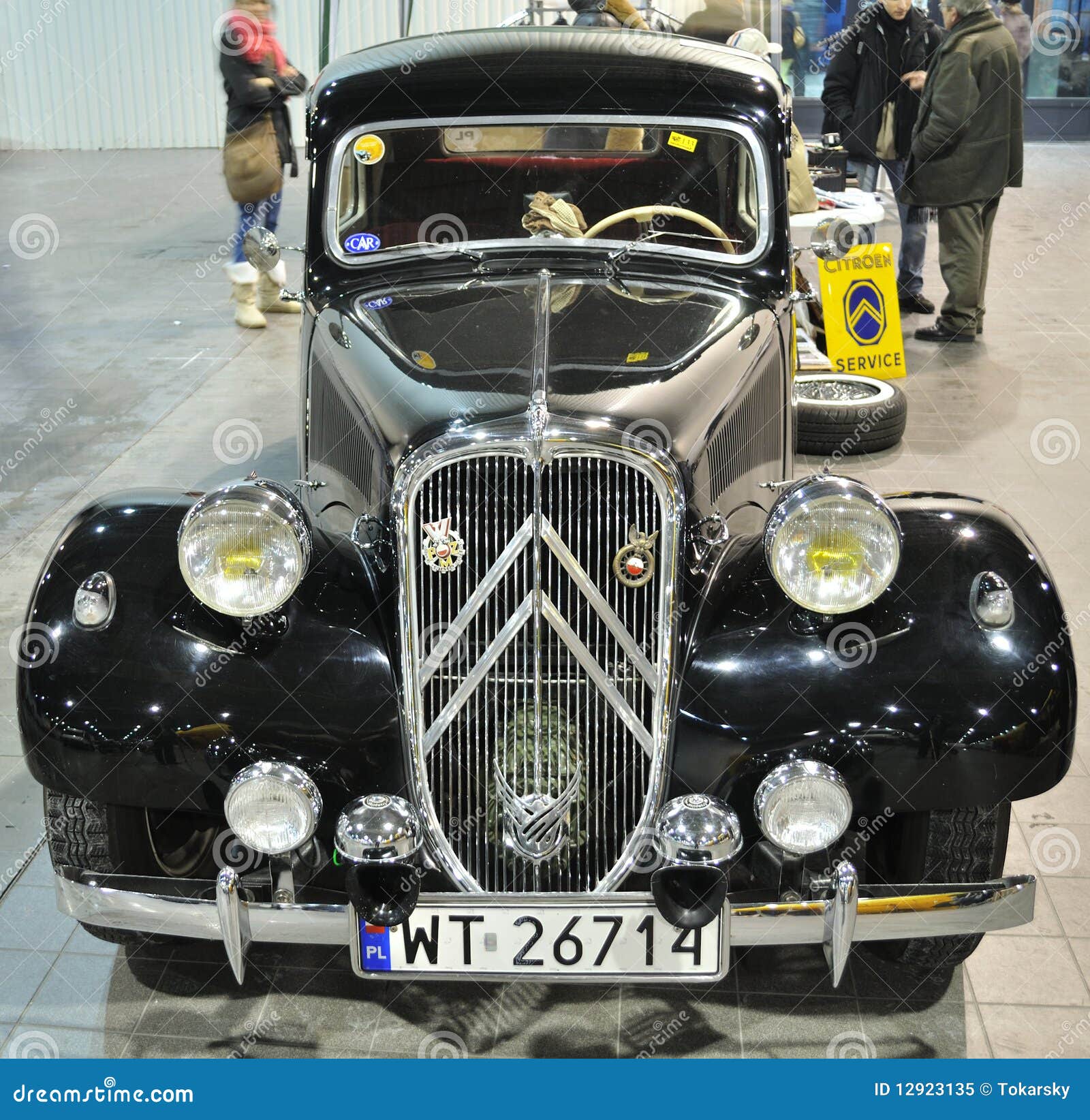 Citroen Traction Avant editorial image. Image of metallic - 12923135