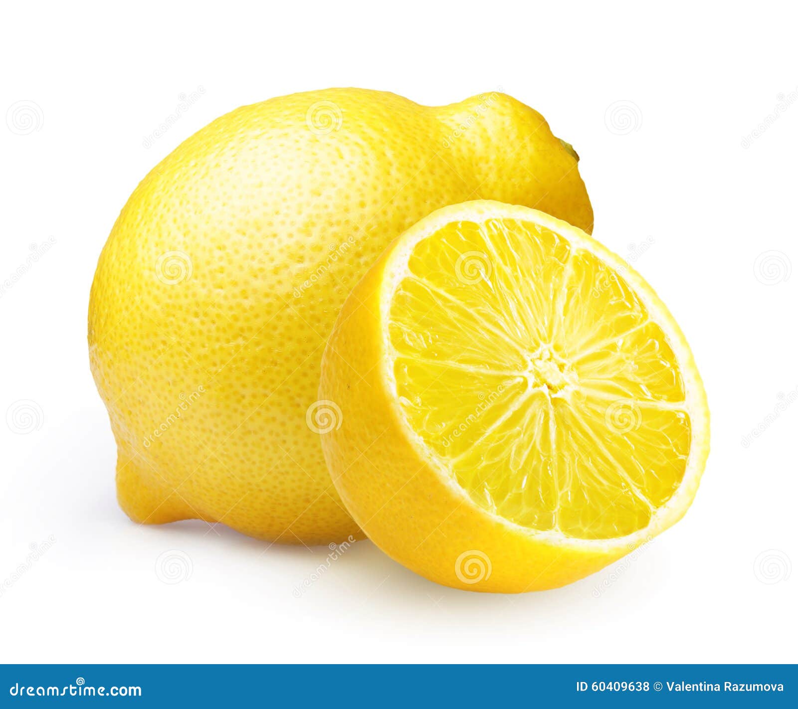 Citron D'isolement Sur Le Blanc Photo stock - Image du coloré ...