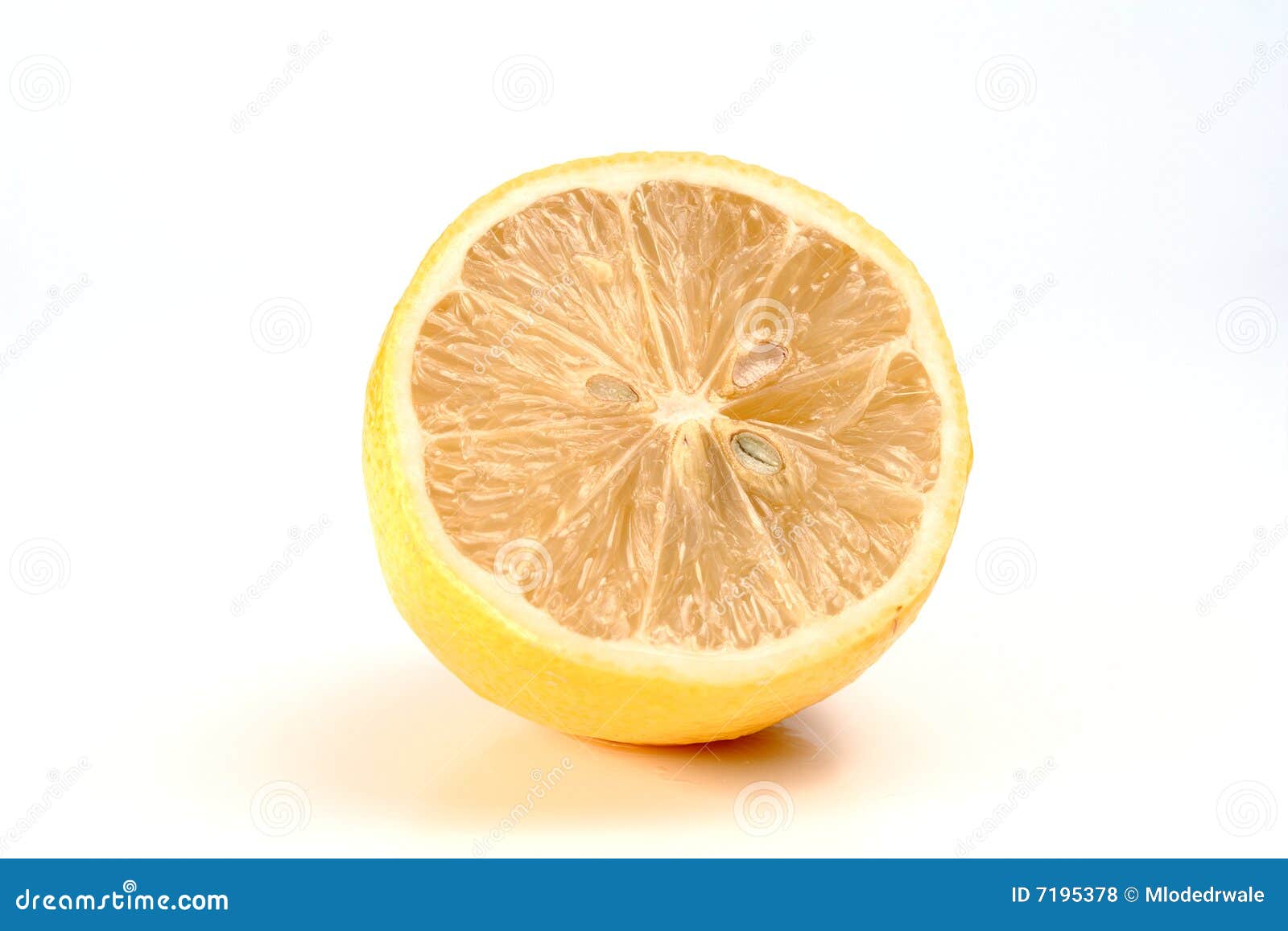 Citron frais photo stock. Image du nourriture, blanc, normal - 7195378