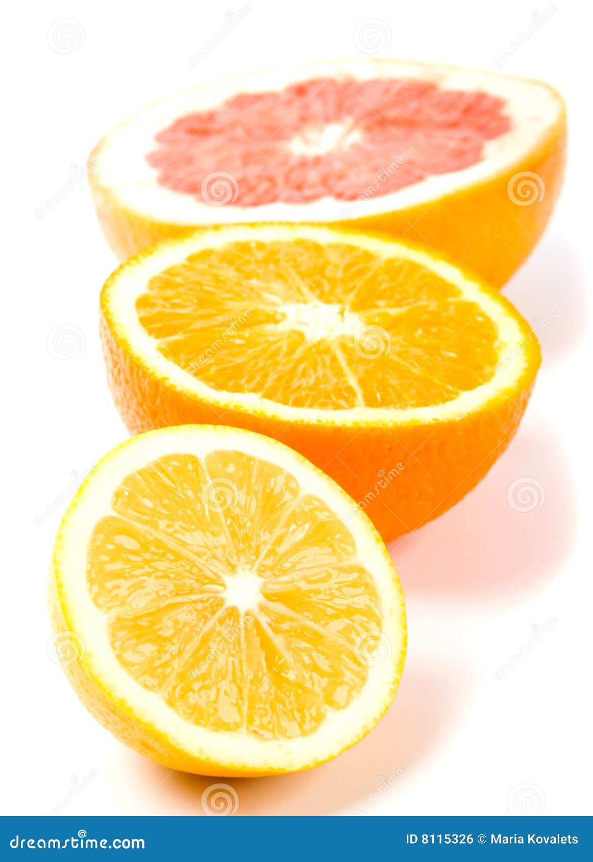 Citron, Orange Et Pamplemousse Photo stock - Image du demi, organiques ...