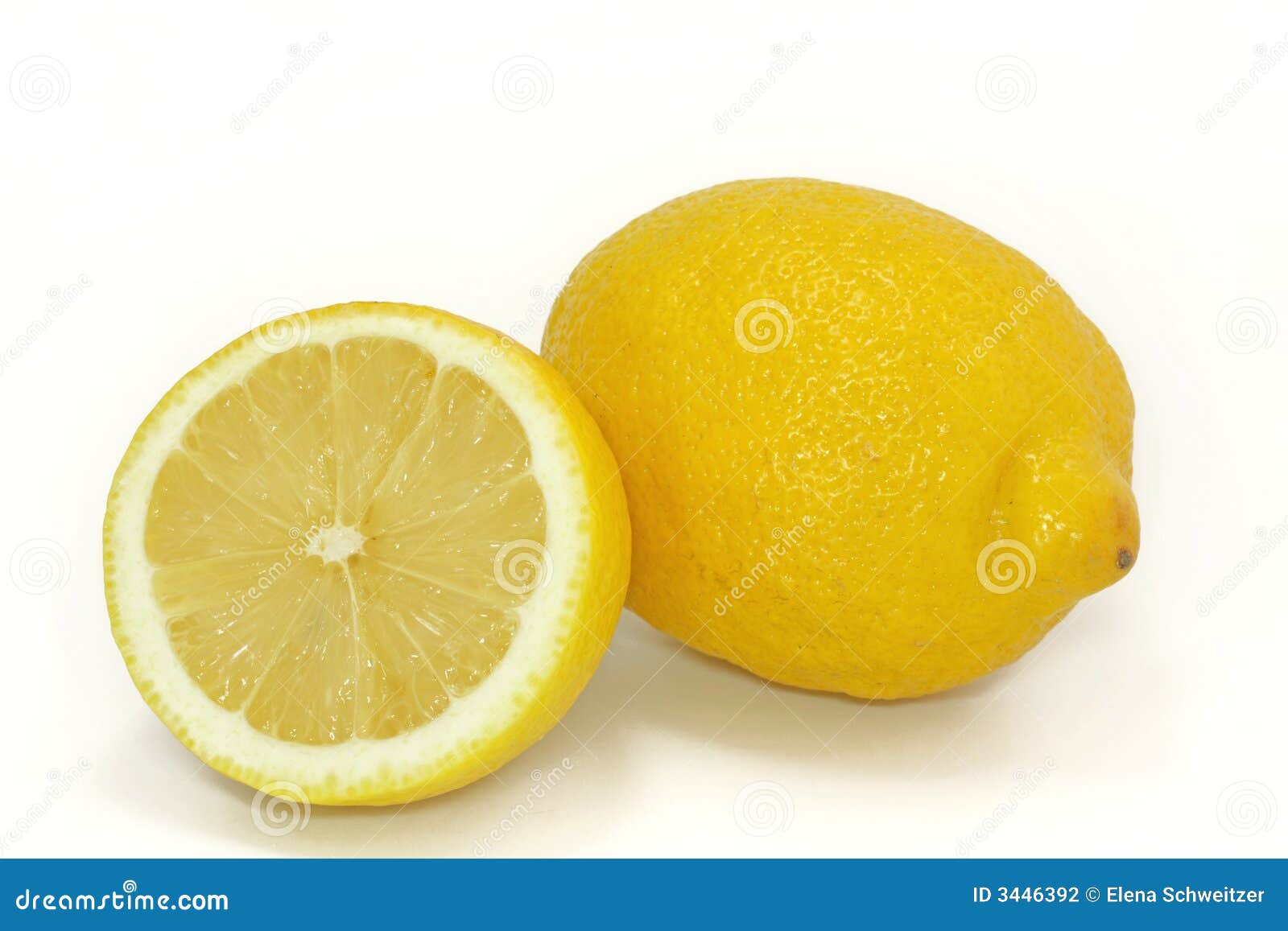 Citron - yellow arkivfoto. Bild av hälsa, smak, cirkel - 3446392