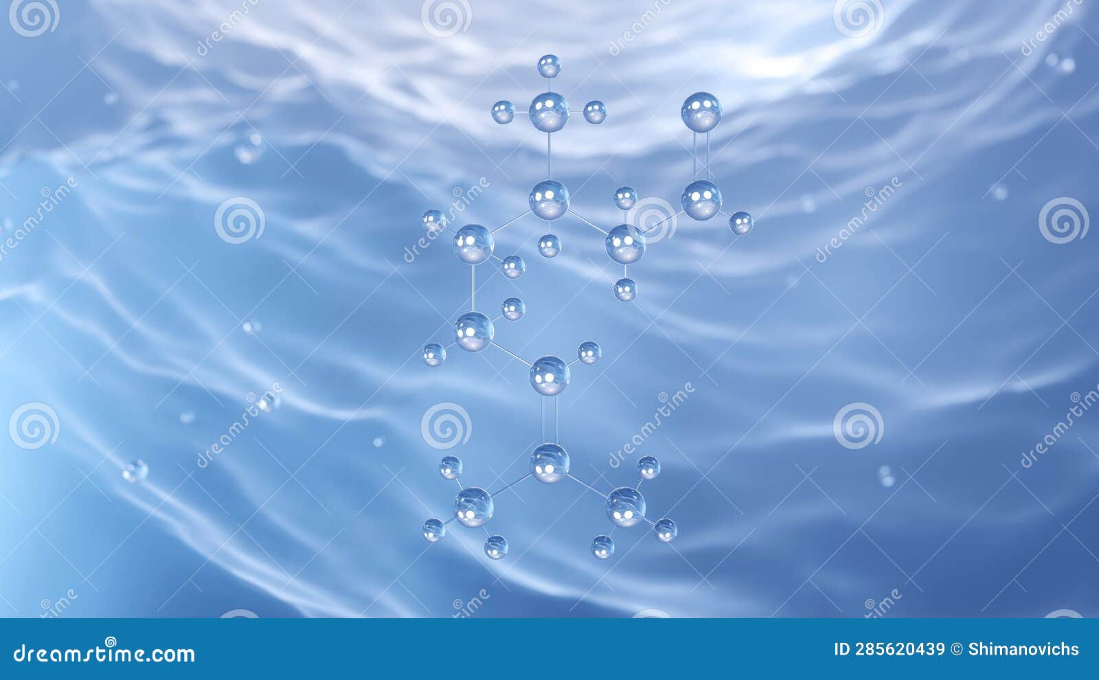 Citronellal Molecular Structure, 3d Model Molecule, Monoterpenoid ...