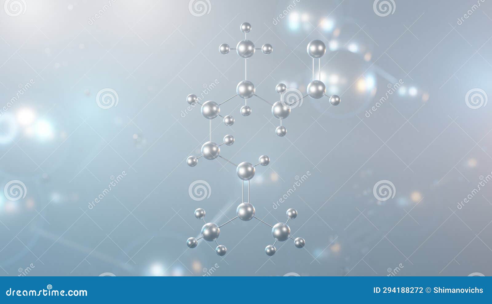 Citronellal Molecular Structure, 3d Model Molecule, Monoterpenoid ...