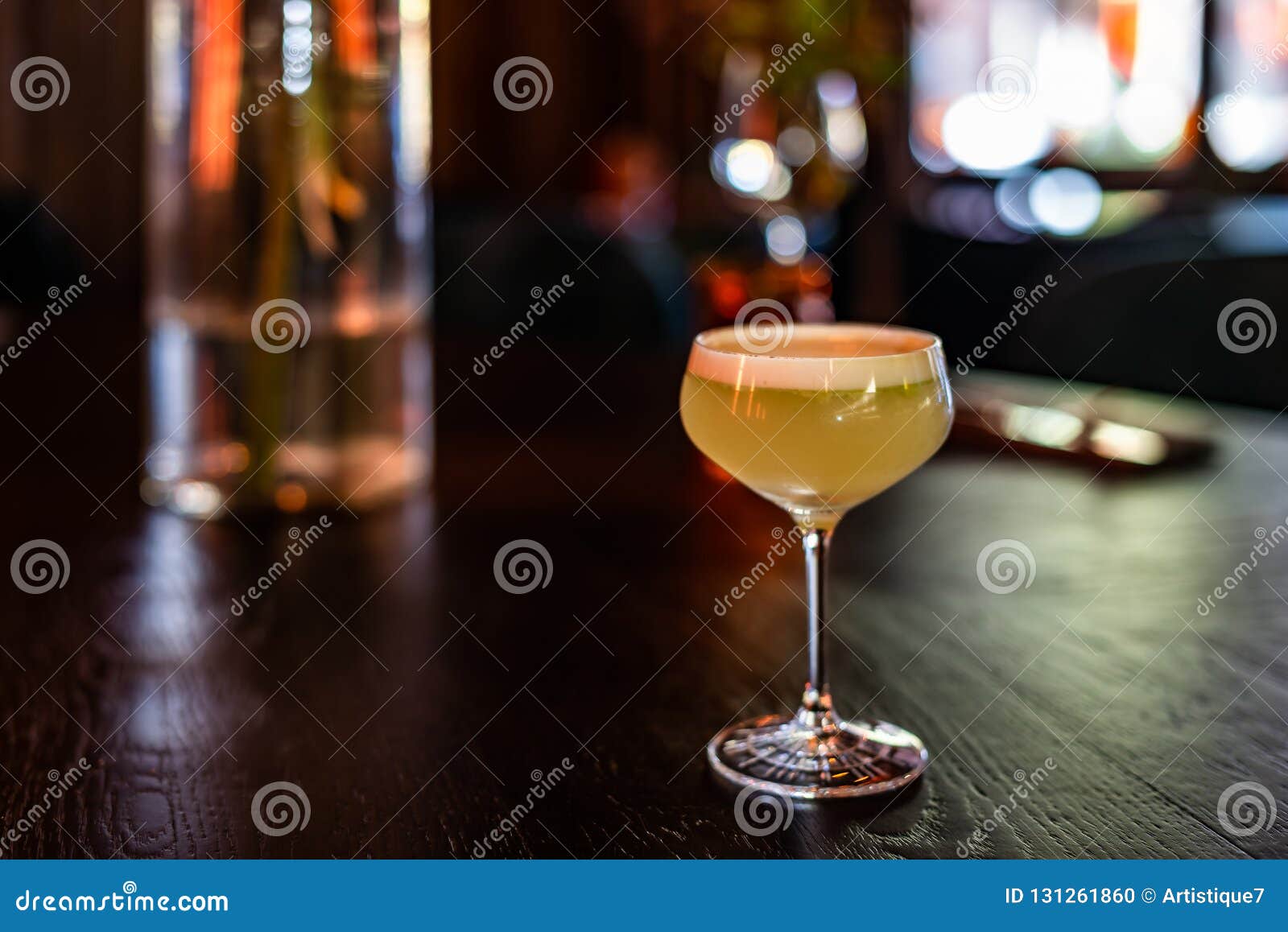 Citrus Cocktail on the Table Stock Photo - Image of service, restaurant ...
