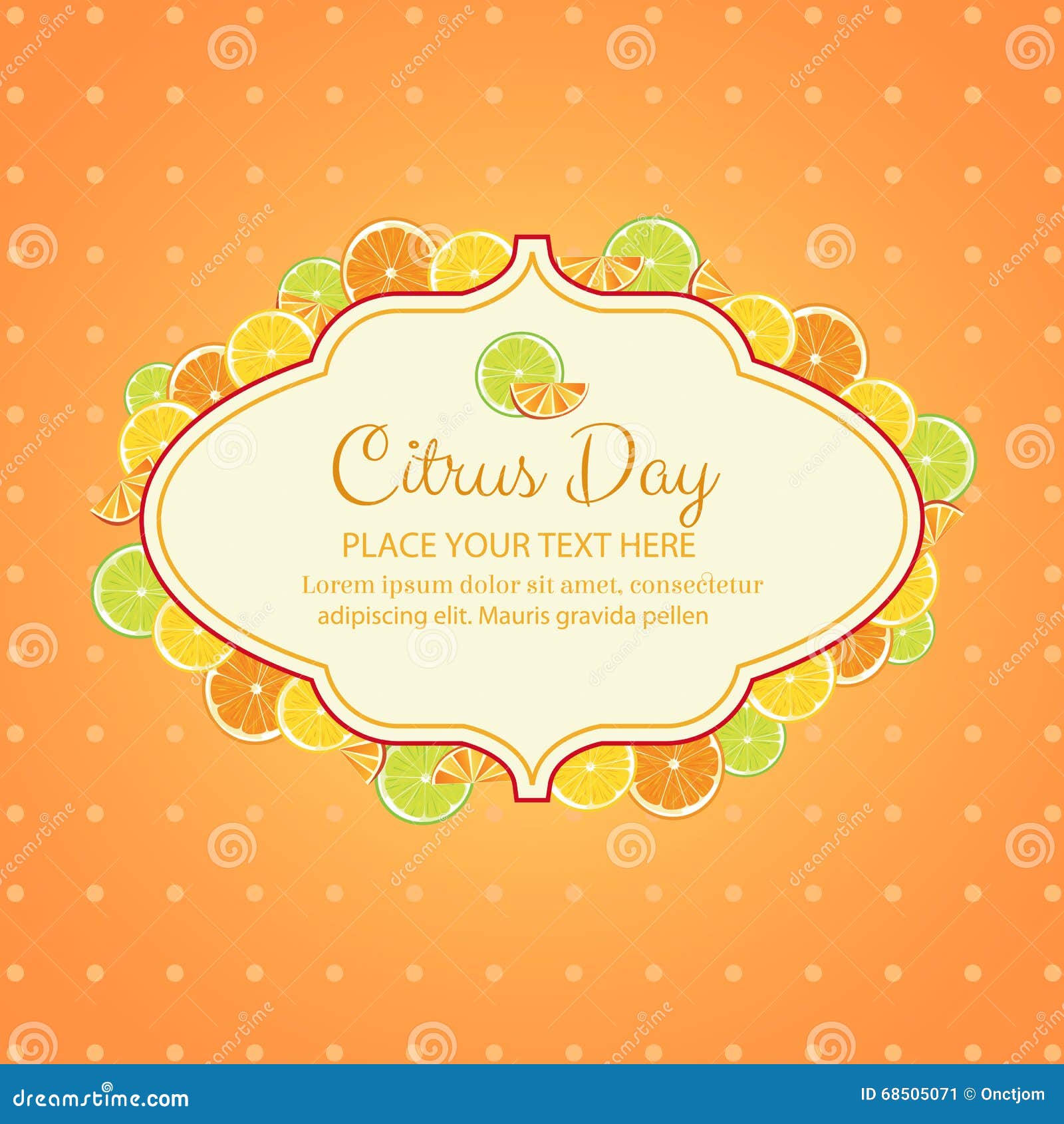 Citrus day stock vector. Illustration of gourmet, health - 68505071