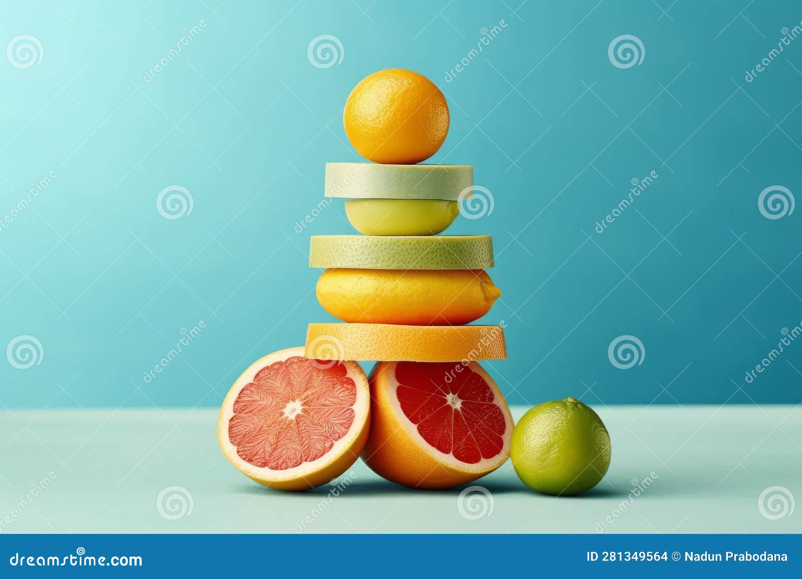 Citrus Delight: Balancing Citrus Fruits on the Table (AI Generated ...