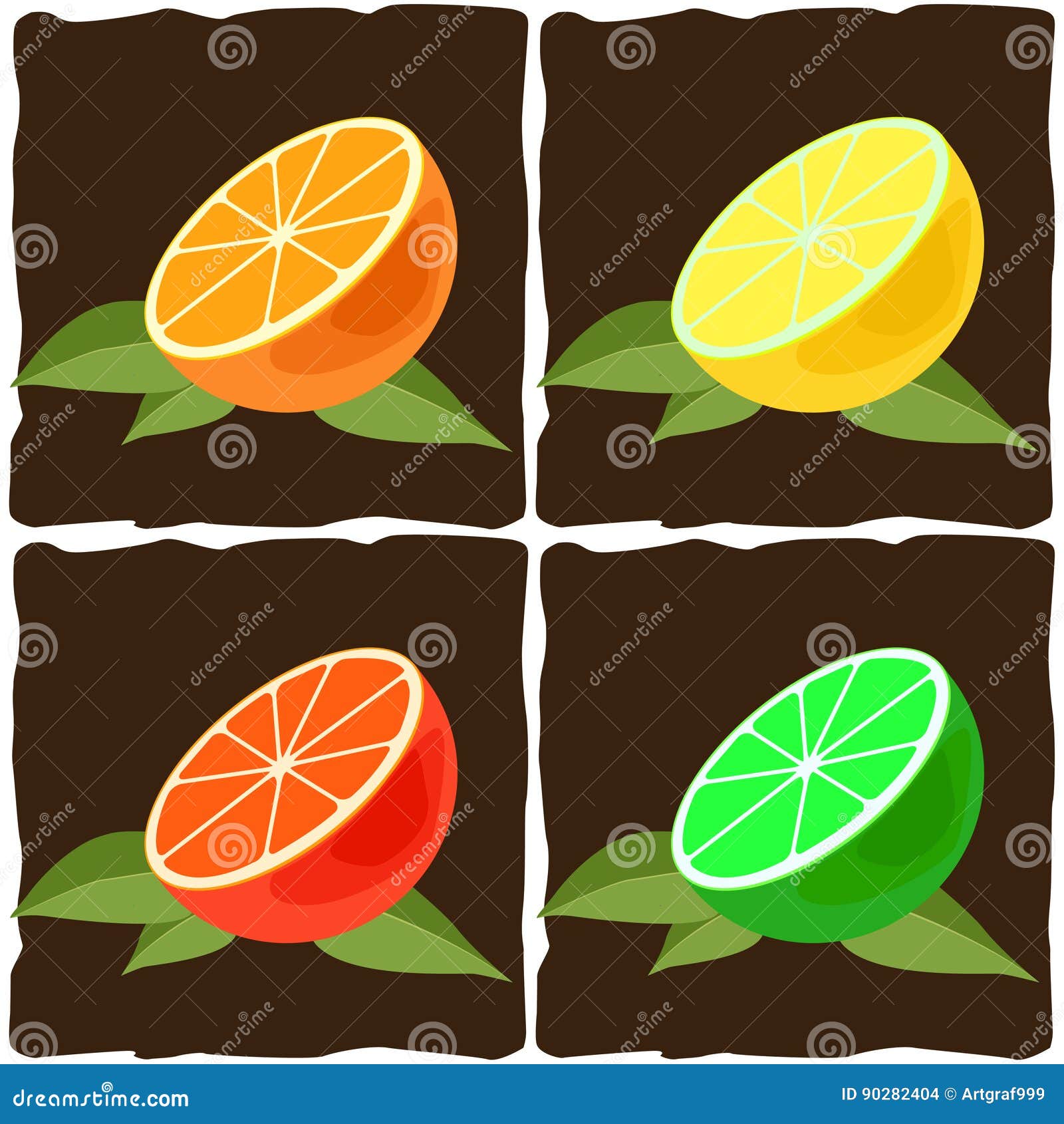 Citrus fruit stock vector. Illustration of figure, lemon - 90282404