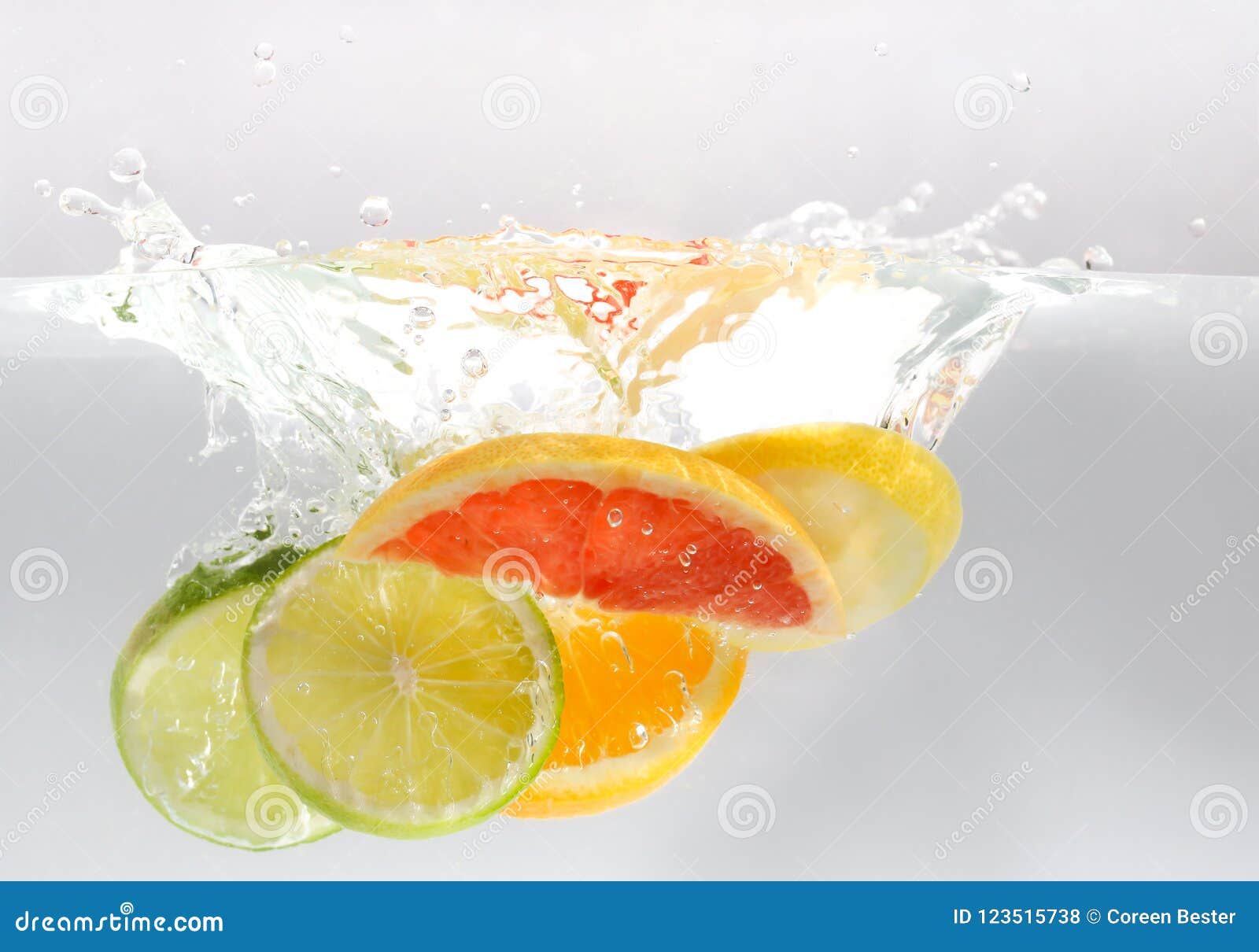 Citrus Fruit Splash stock photo. Image of natural, oranges - 123515738