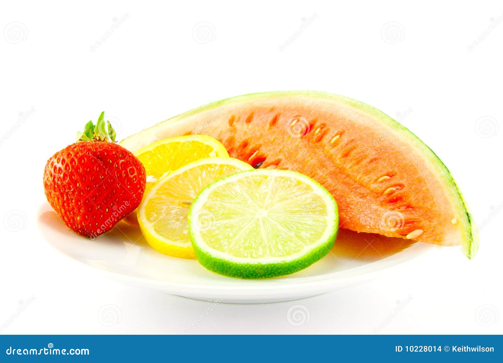 Citrus Fruit with Strawberry and Melon Stock Photo - Image of ...