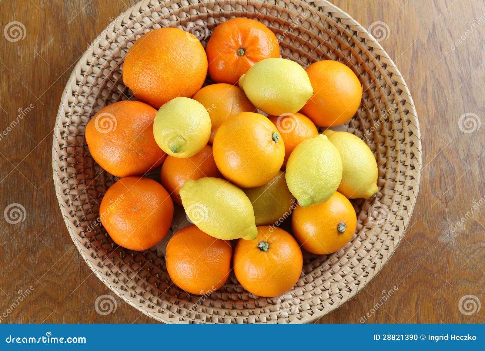 Citrus fruits in a basket stock photo. Image of juicy - 28821390