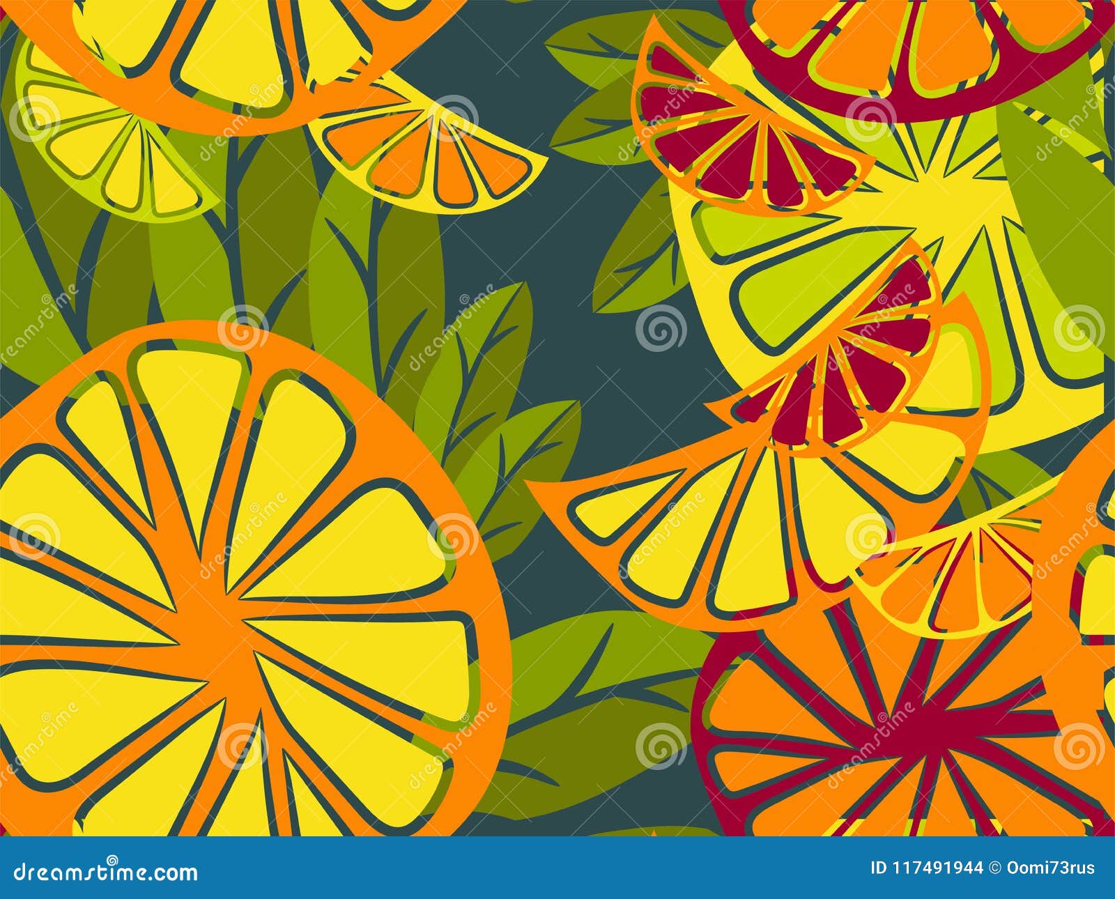 Citrus Fruits Seamless Pattern Stock Illustration - Illustration of ... Citrus Fruits Seamless Pattern Stock Illustration - Illustration of ...