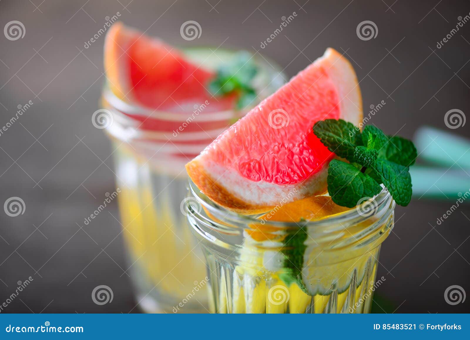 Citrus infused water stock image. Image of freshness - 85483521