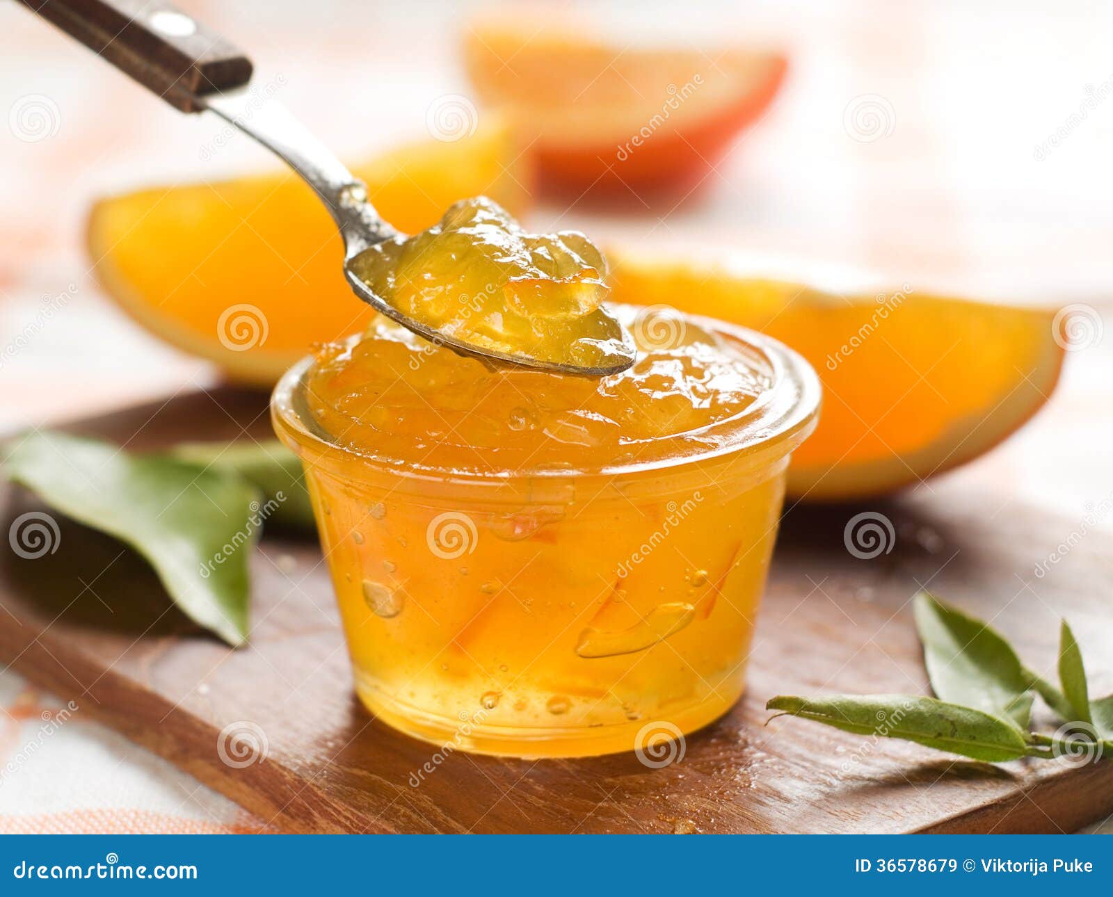 Citrus jam stock image. Image of nutrition, table, spoon - 36578679