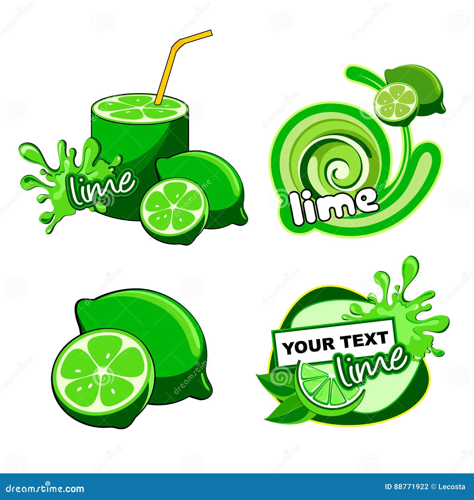 Citrus lime fresh label stock illustration. Illustration of lime - 88771922